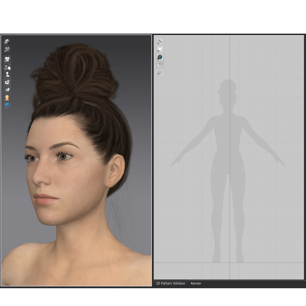 AVATARFashion001 - Ready-to-Use Avatar for Clo3D & Marvelo