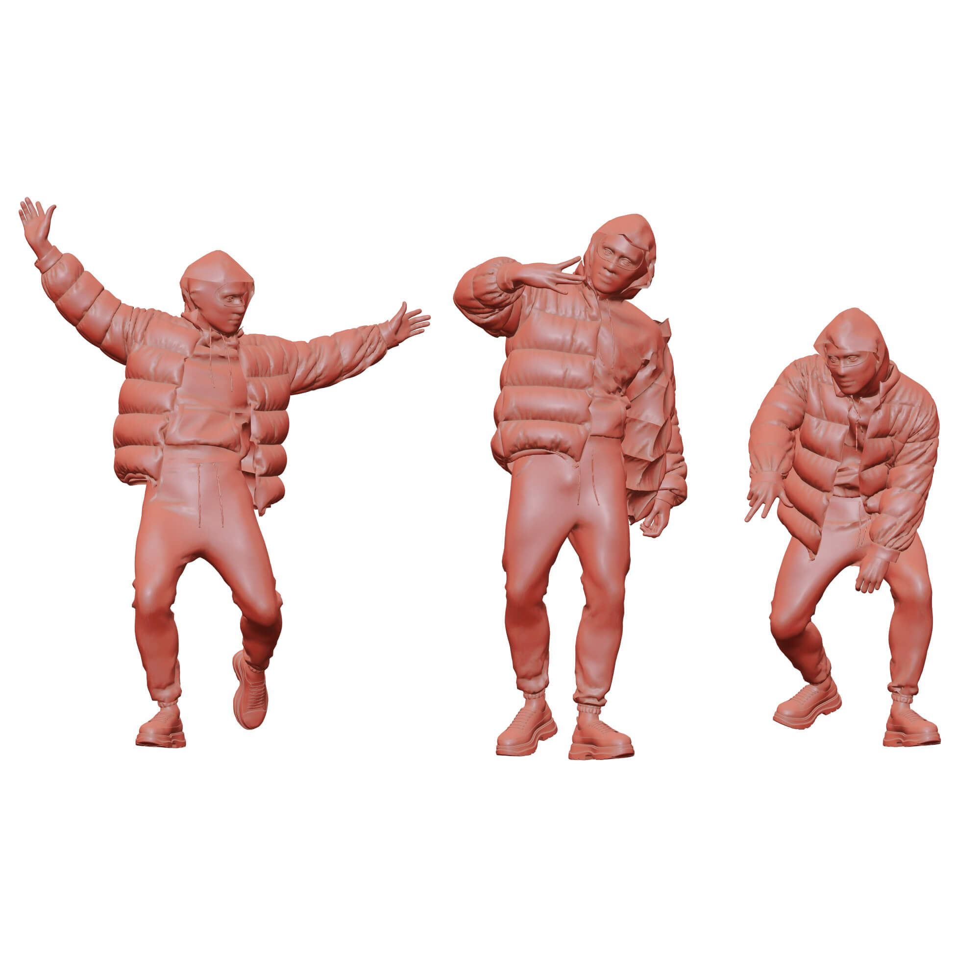 Male Drip Style Streetwear No.1 for Hip Hop Fans - 3D Model by AMA Gol