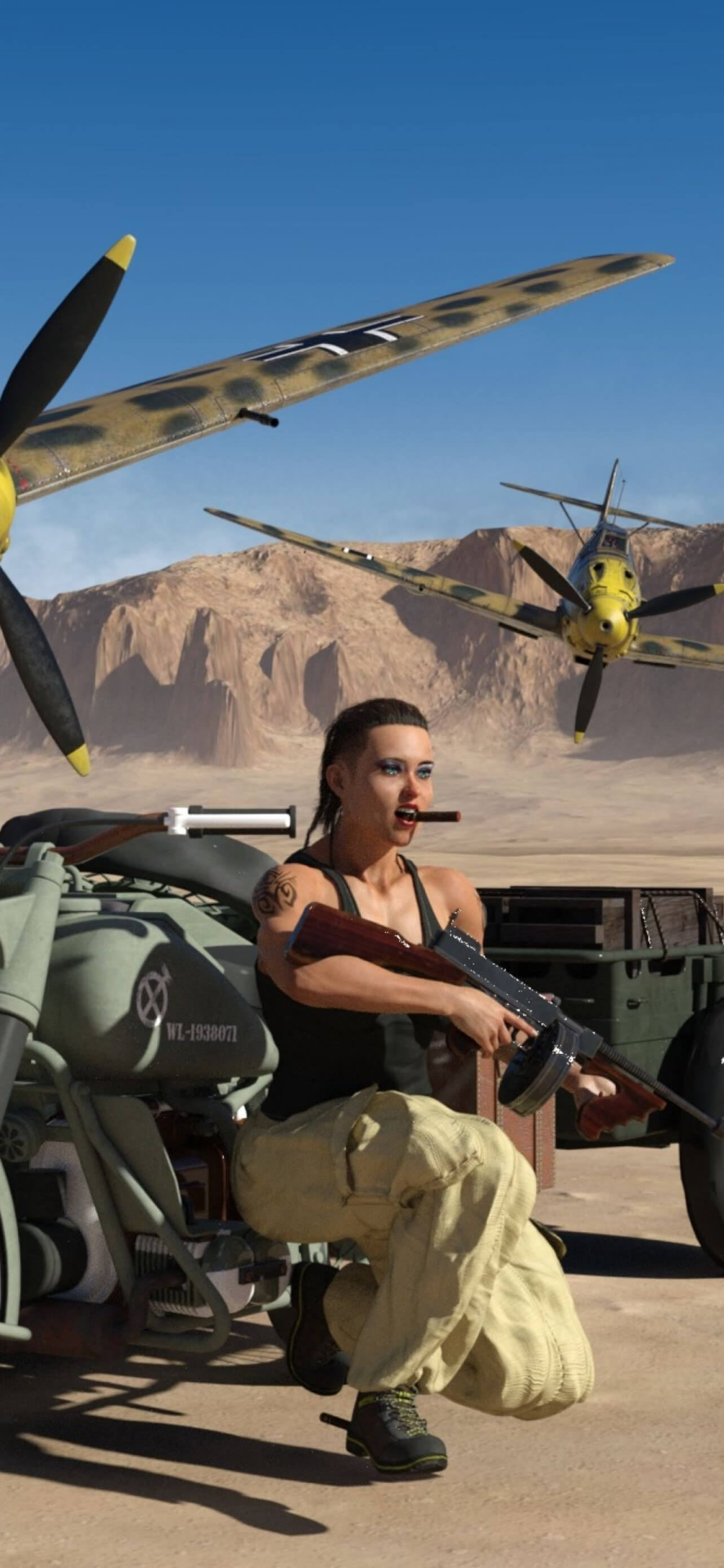 Dispatch Messenger Under Attack 3D Desktop HD Wallpaper