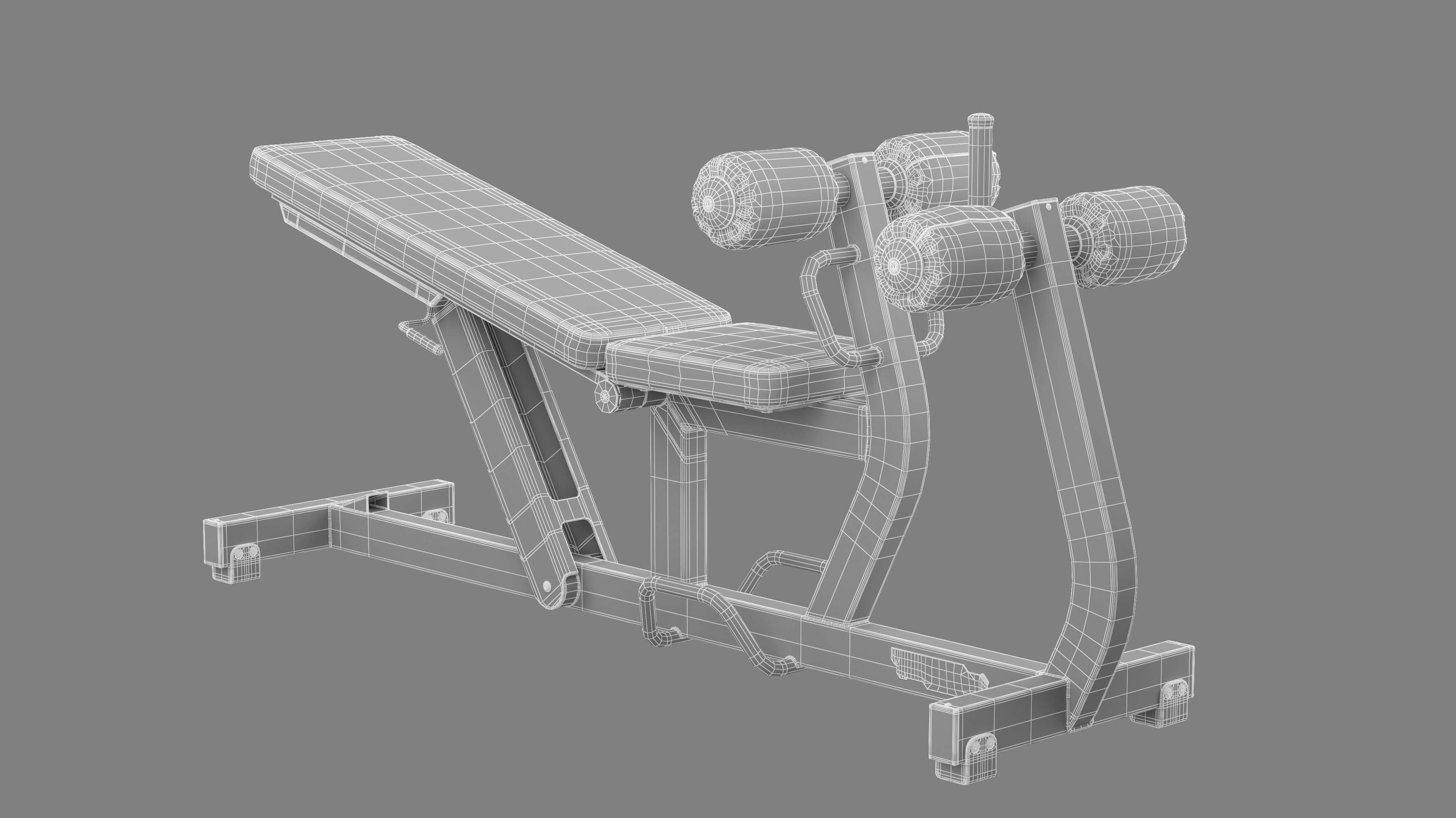 Technogym Abdominal Crunch Pure - 3D Model by Ambi3d