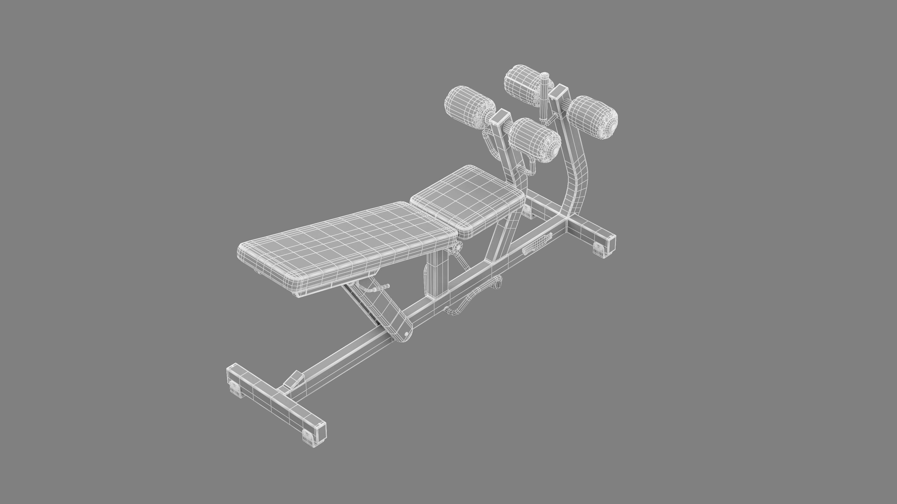 Technogym Abdominal Crunch Pure - 3D Model by Ambi3d