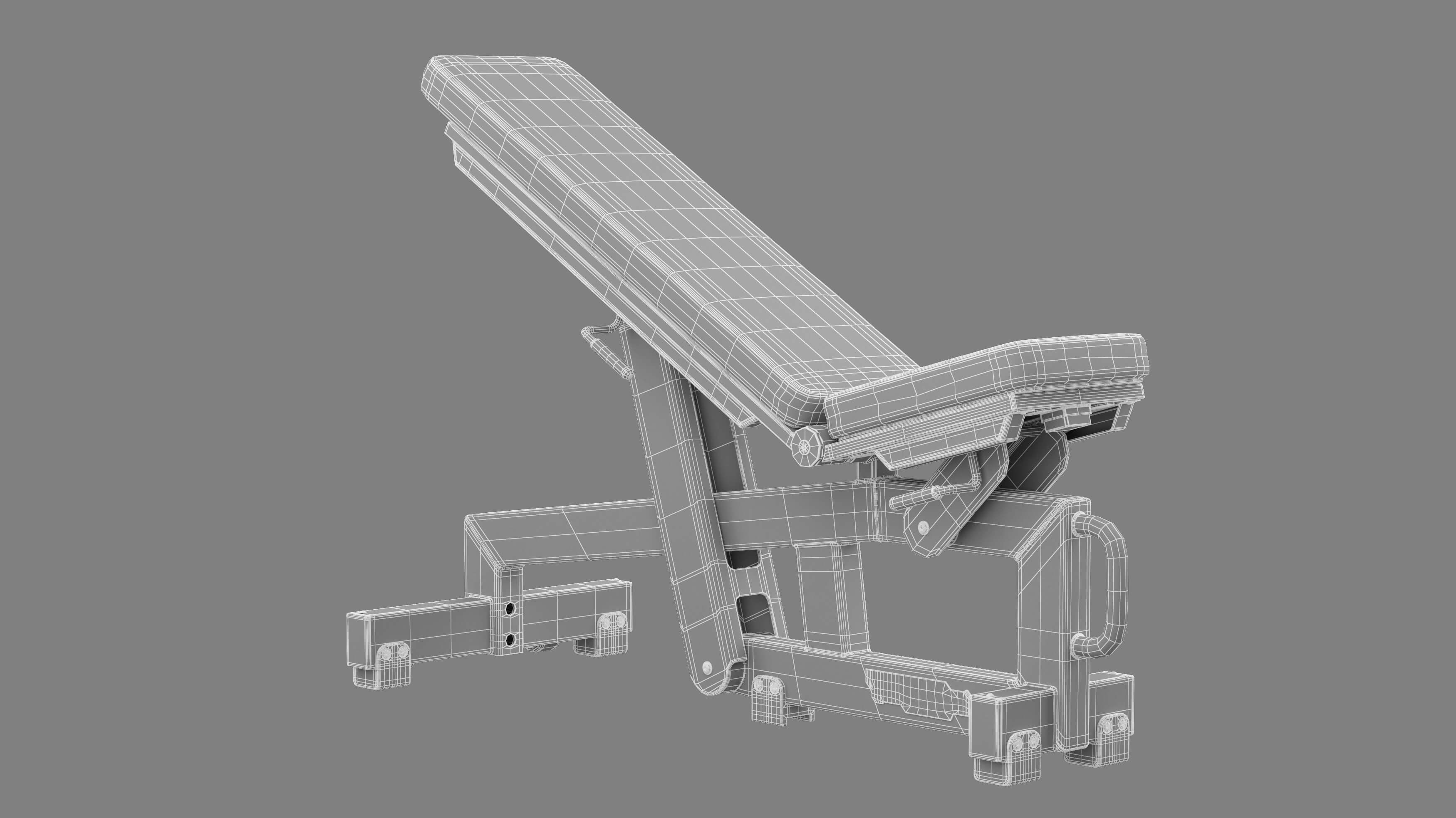 Technogym Adjustable Bench Pure - 3D Model by Ambi3d
