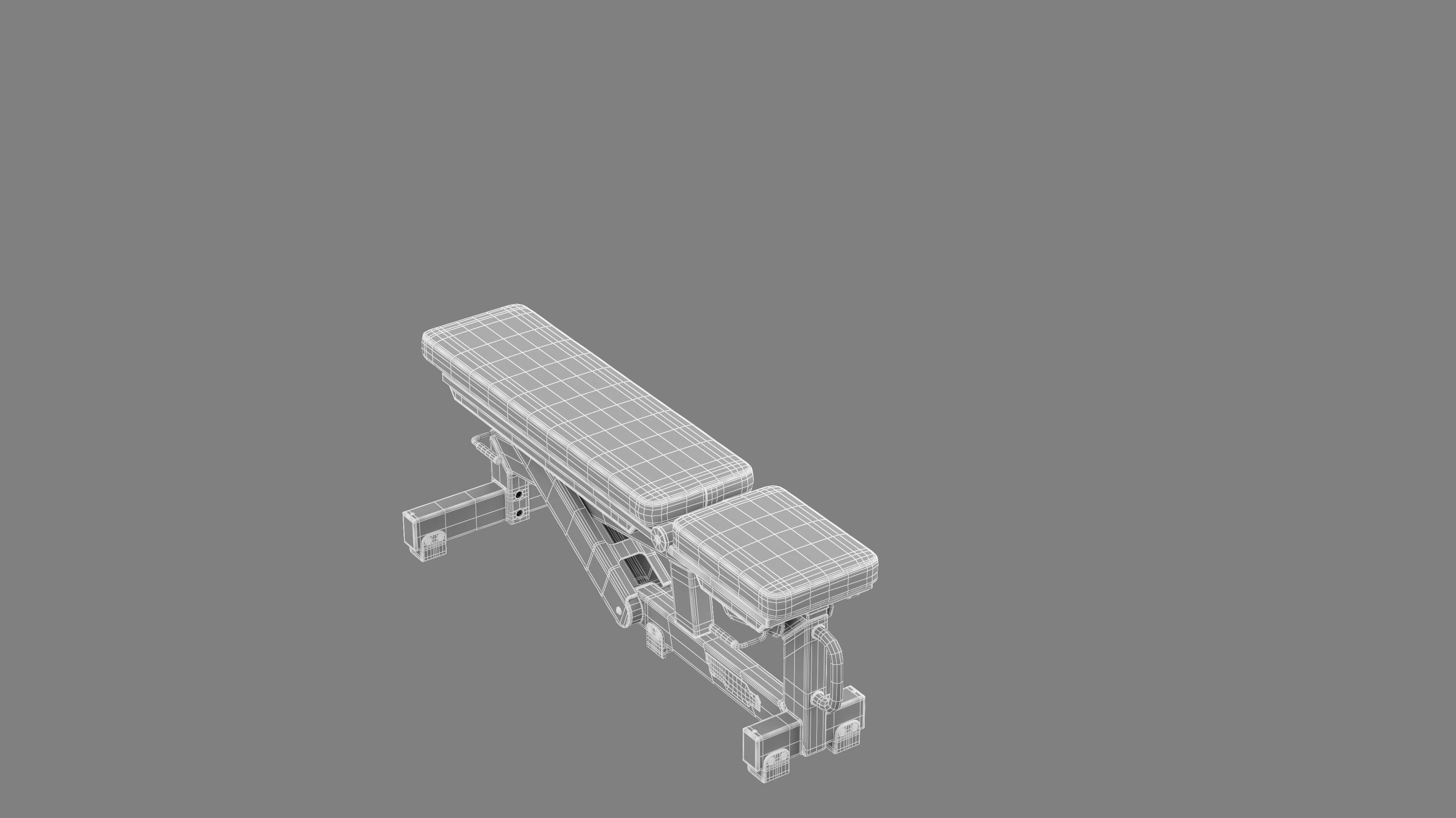 Technogym Adjustable Bench Pure - 3D Model by Ambi3d