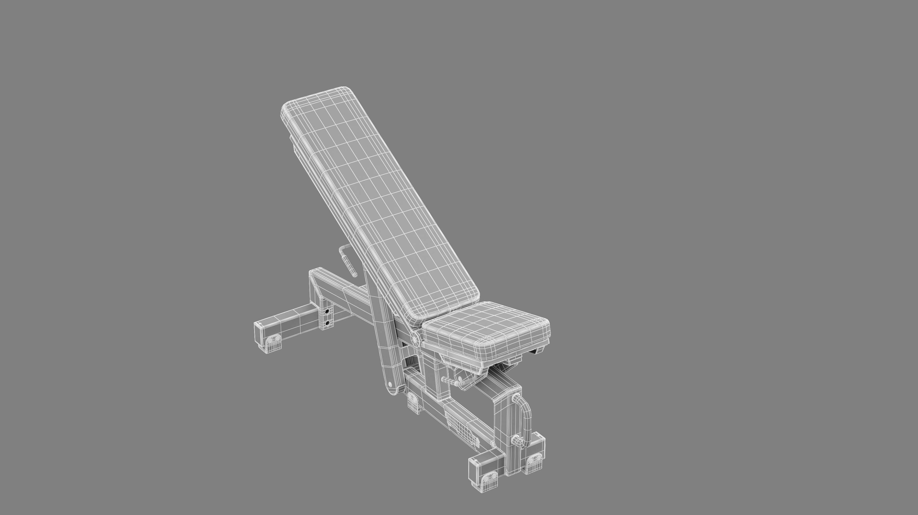 Technogym Adjustable Bench Pure - 3D Model by Ambi3d