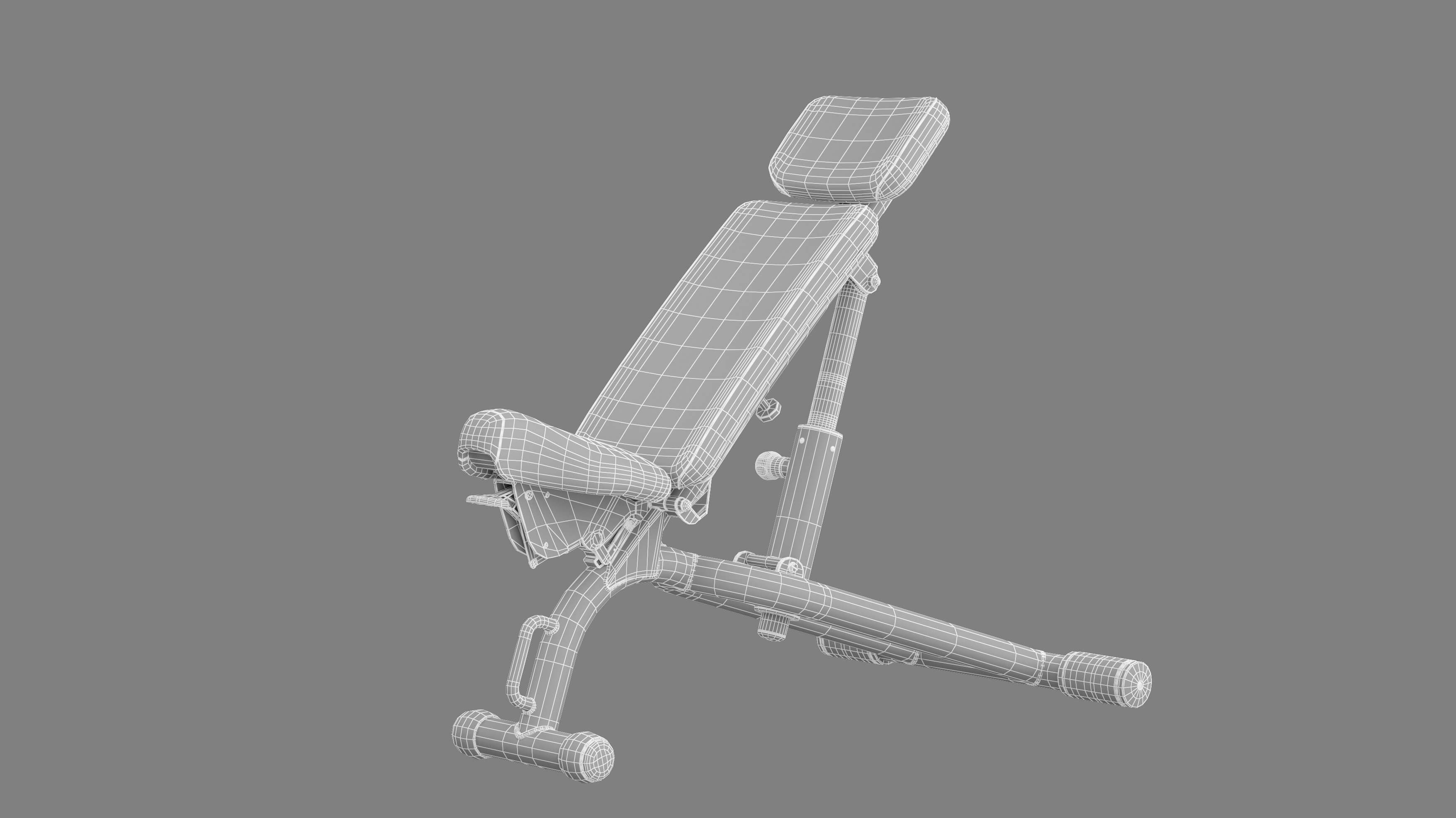 Technogym Adjustable Bench - 3D Model by Ambi3d