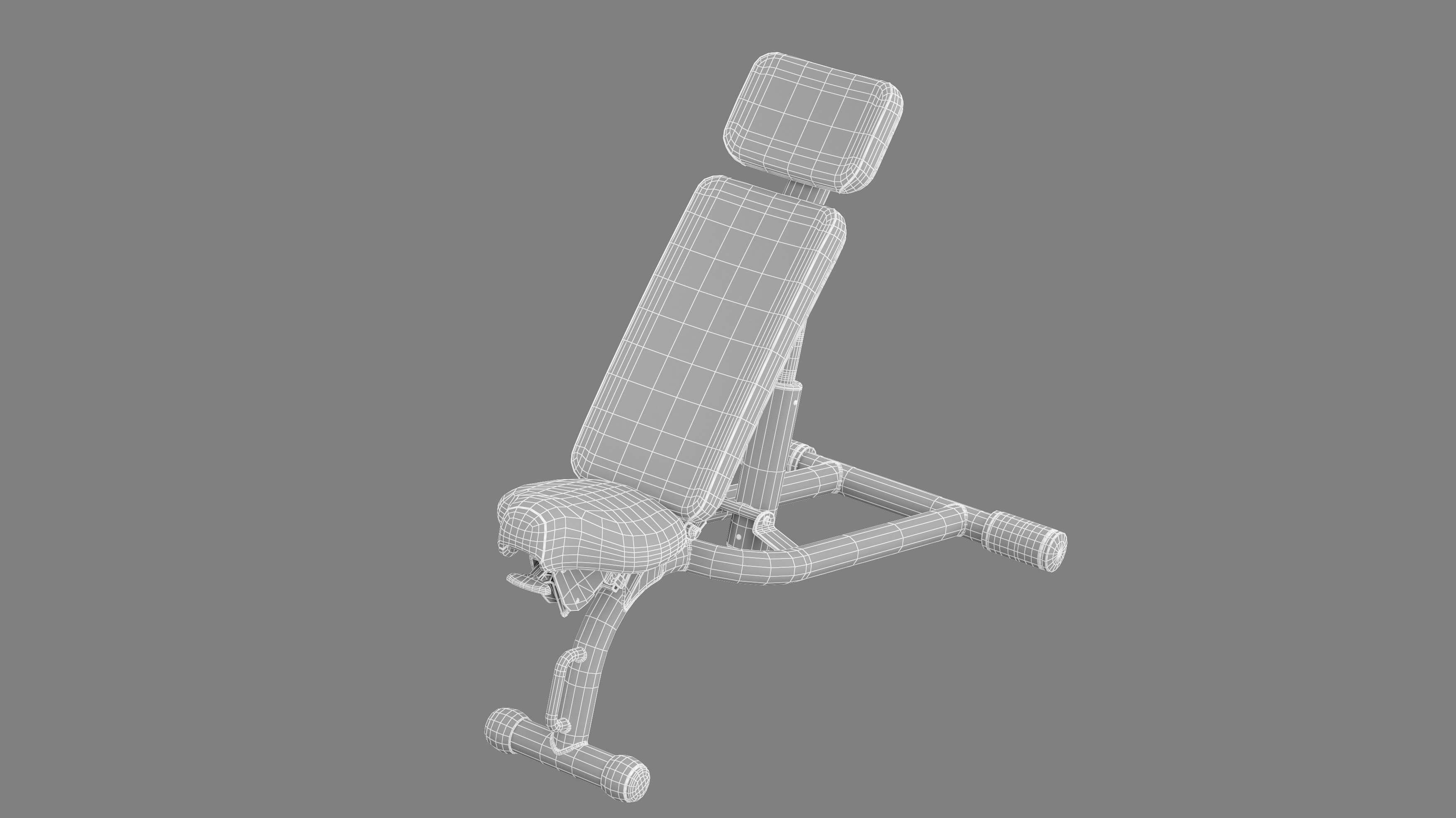 Technogym Adjustable Bench - 3D Model by Ambi3d
