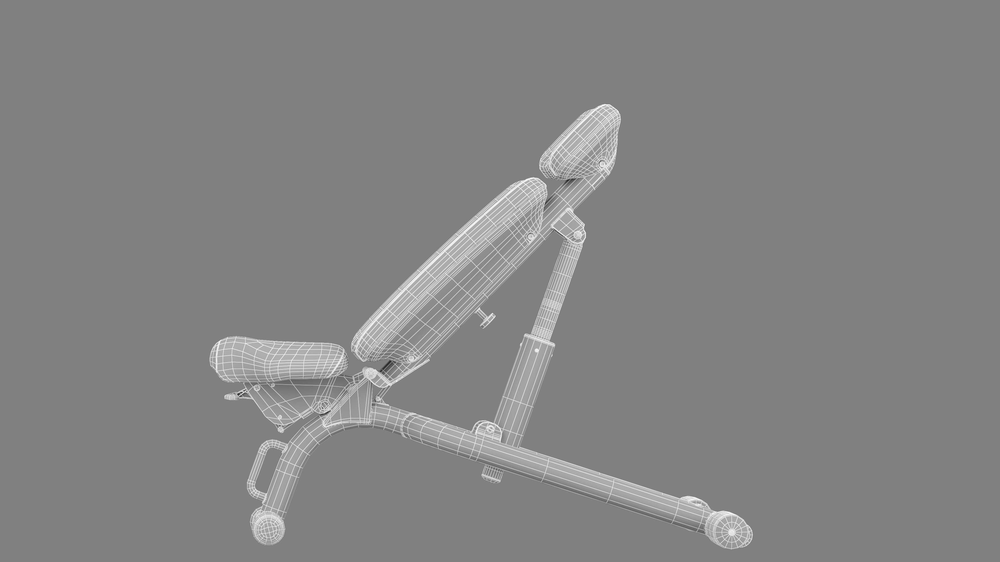 Technogym Adjustable Bench - 3D Model by Ambi3d