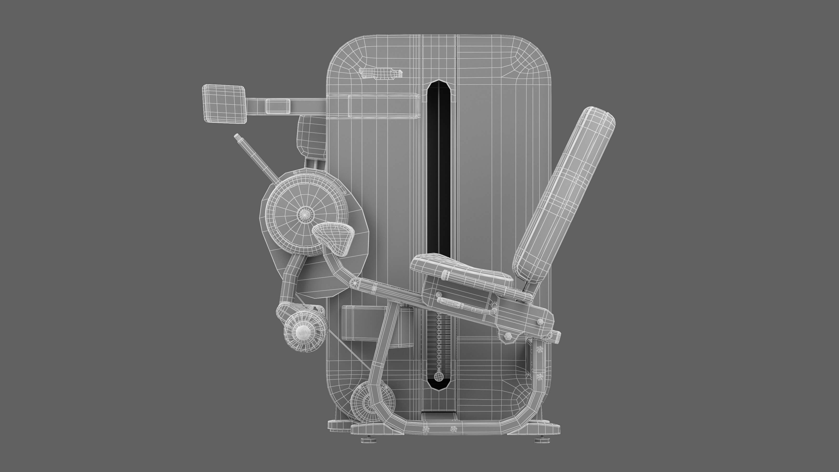 Technogym Artis Leg Extension - 3D Model by Ambi3d