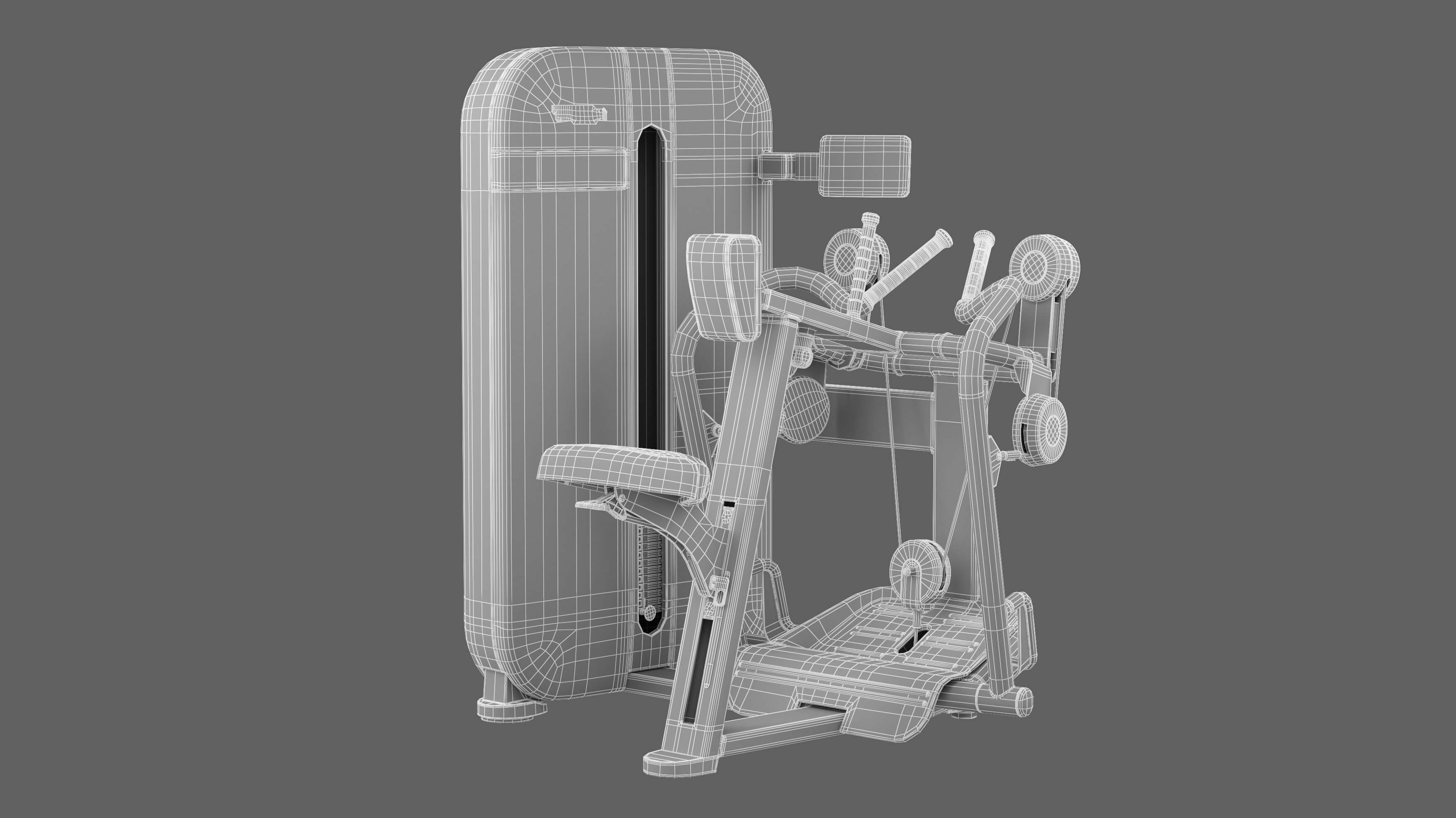 Technogym Artis Low Row - 3D Model by Ambi3d