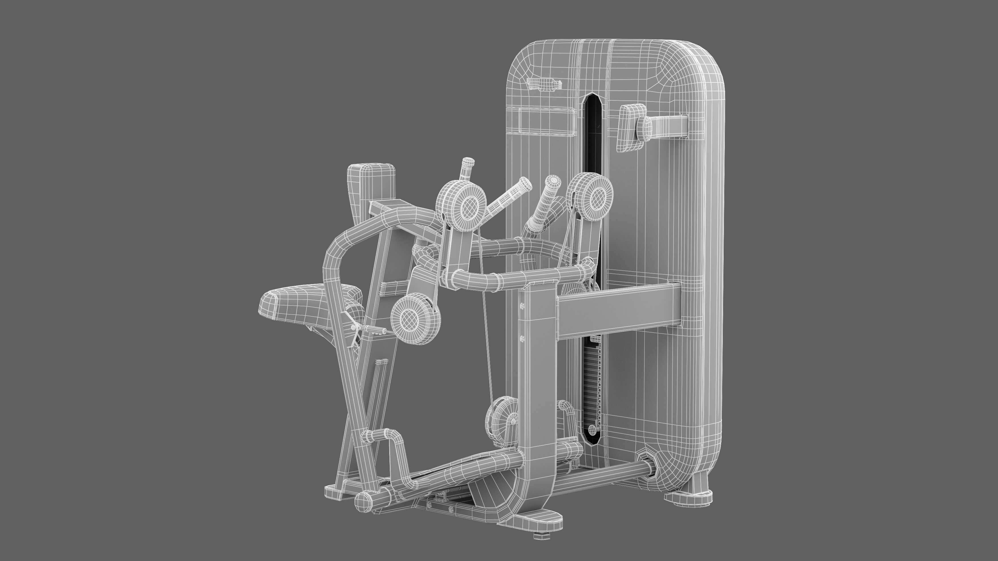 Technogym Artis Low Row - 3D Model by Ambi3d