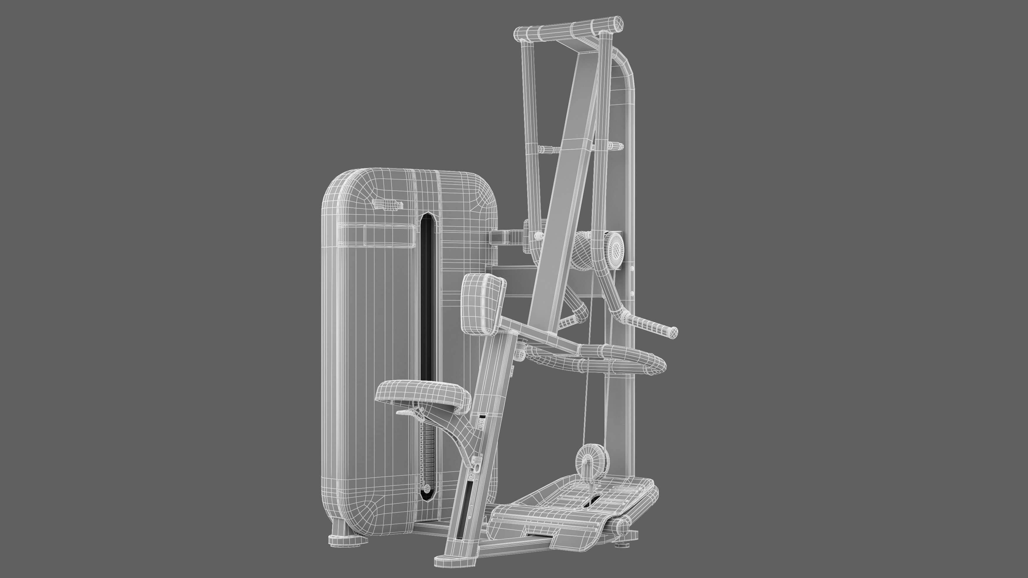 Technogym Artis Rear Delt Row - 3D Model by Ambi3d