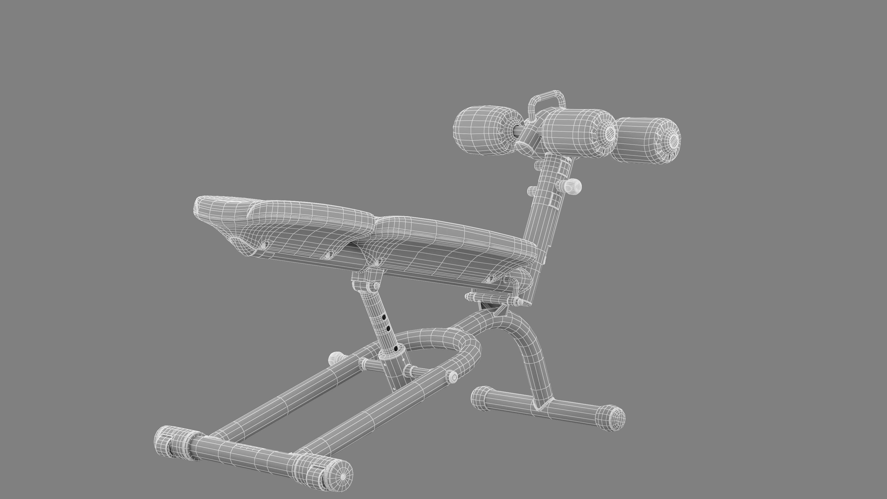 Technogym Crunch Bench - 3D Model by Ambi3d