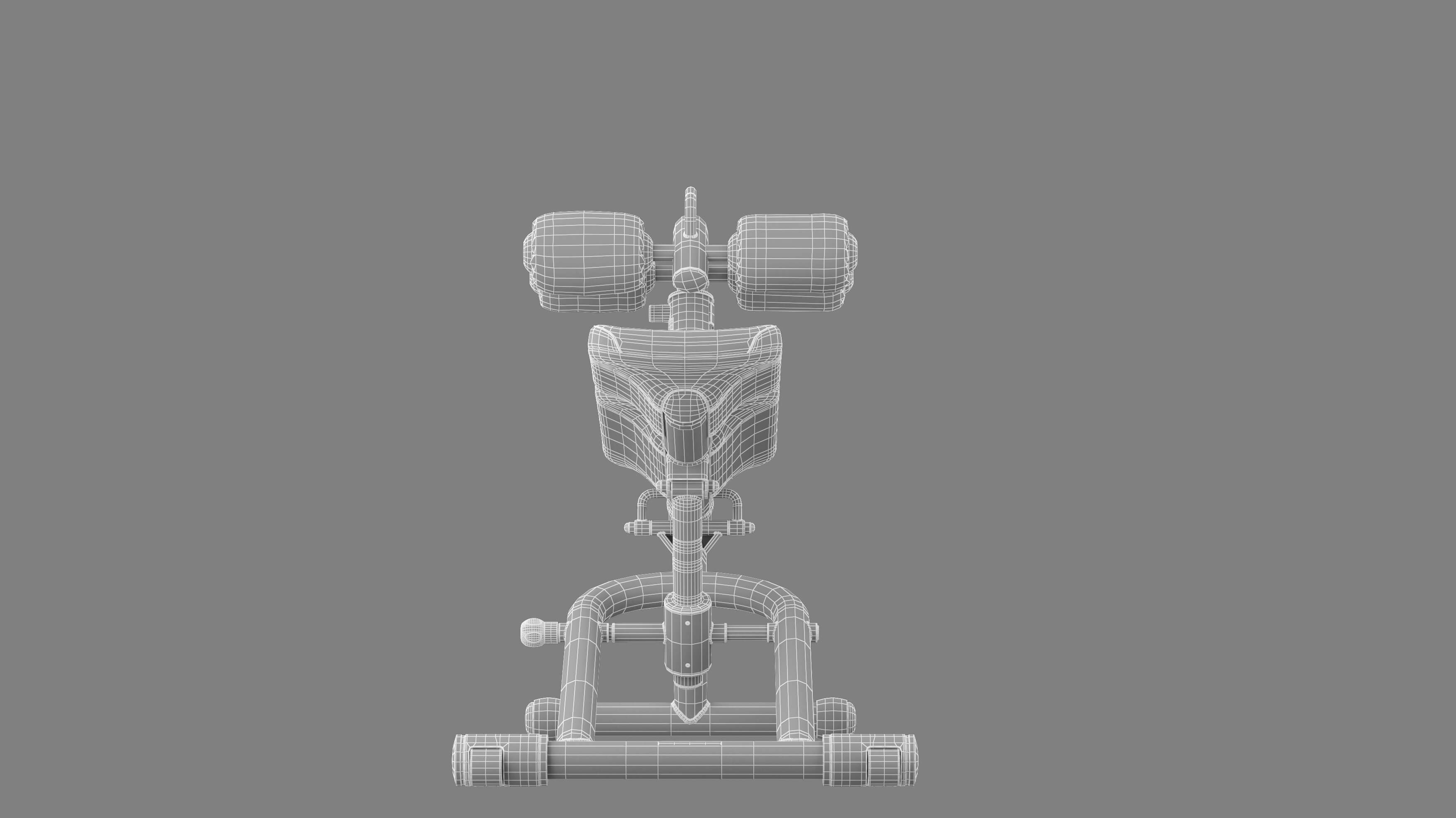 Technogym Crunch Bench - 3D Model by Ambi3d