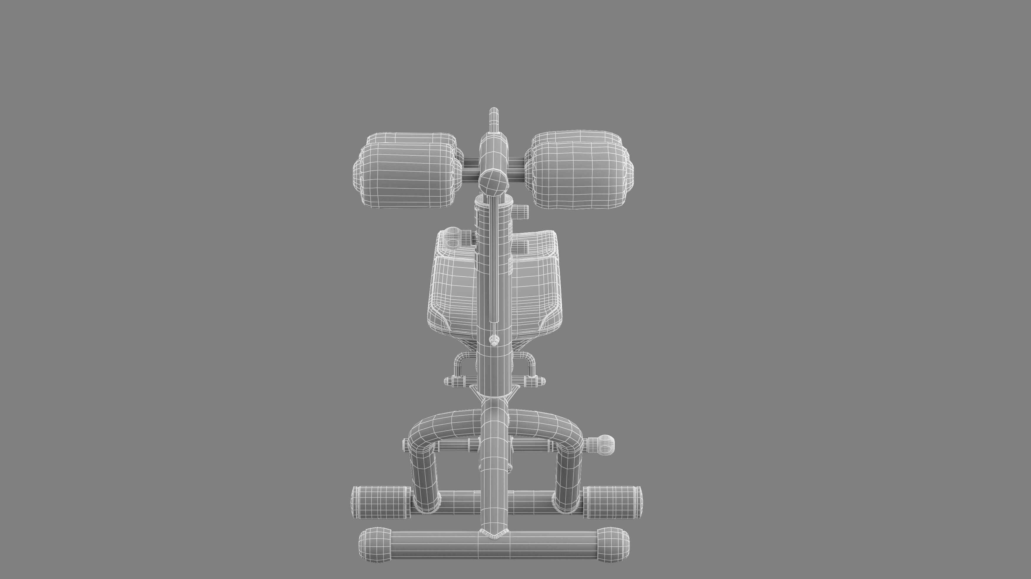 Technogym Crunch Bench - 3D Model by Ambi3d