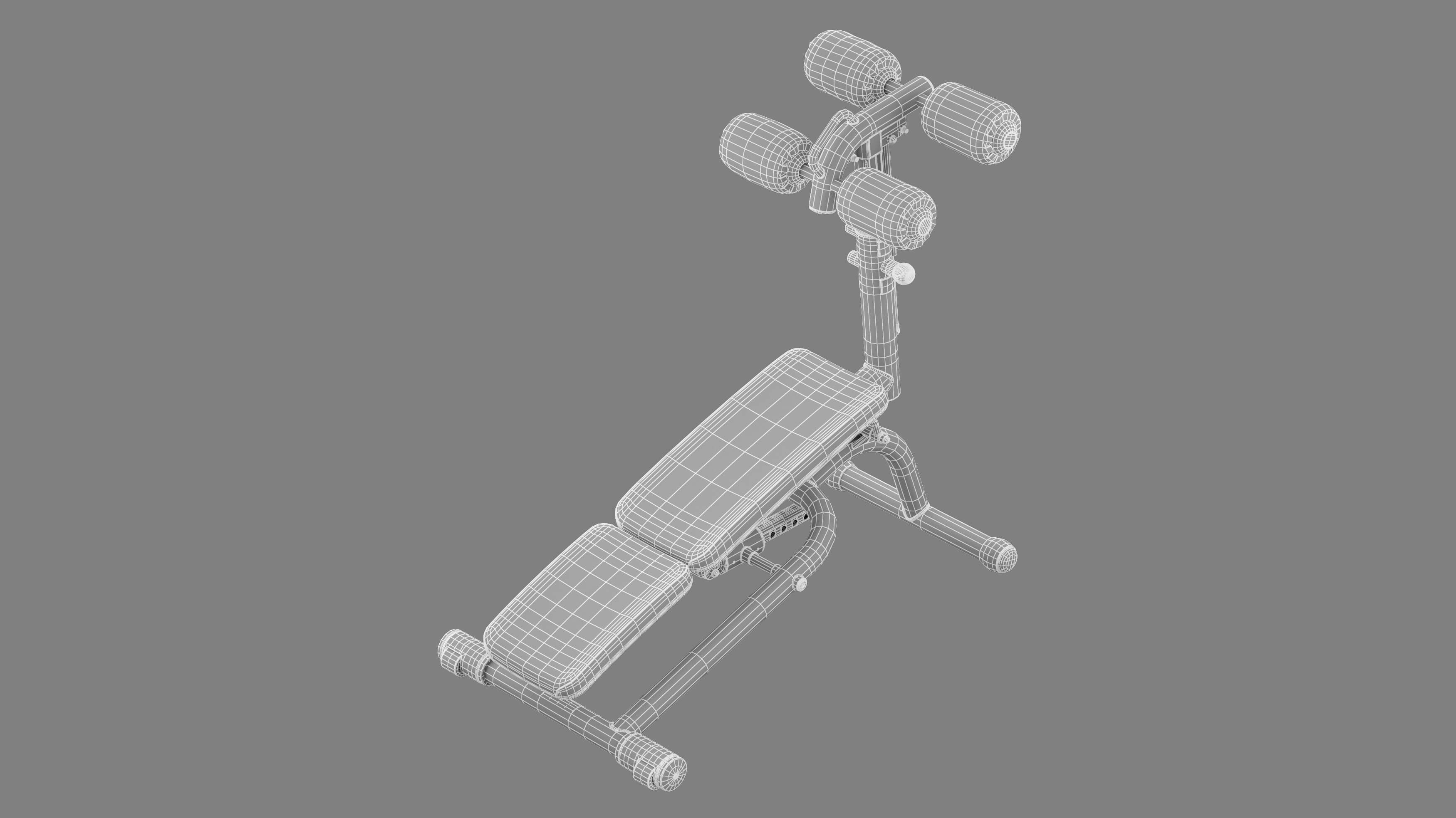 Technogym Crunch Bench - 3D Model by Ambi3d
