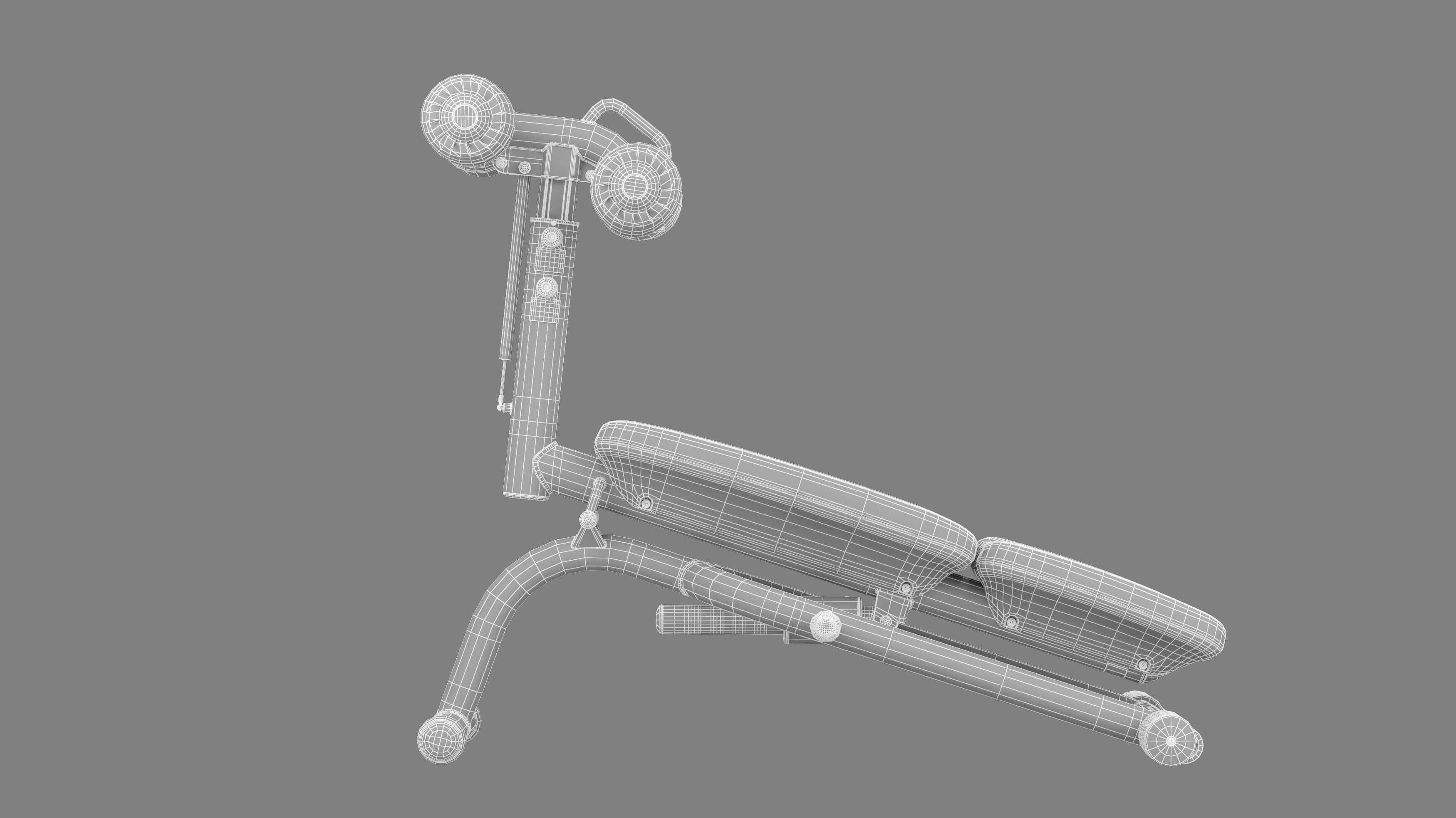 Technogym Crunch Bench - 3D Model by Ambi3d