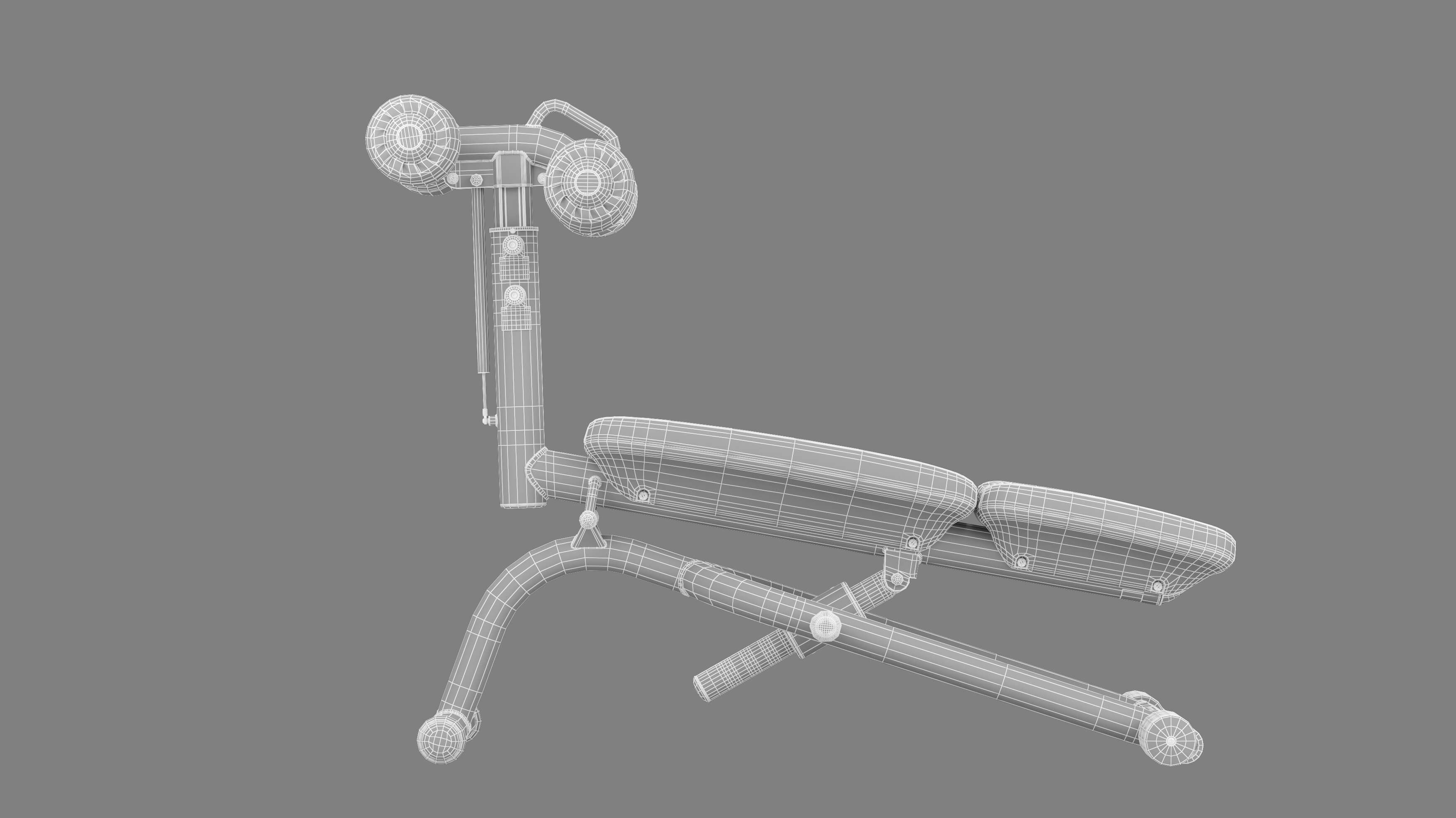 Technogym Crunch Bench - 3D Model by Ambi3d