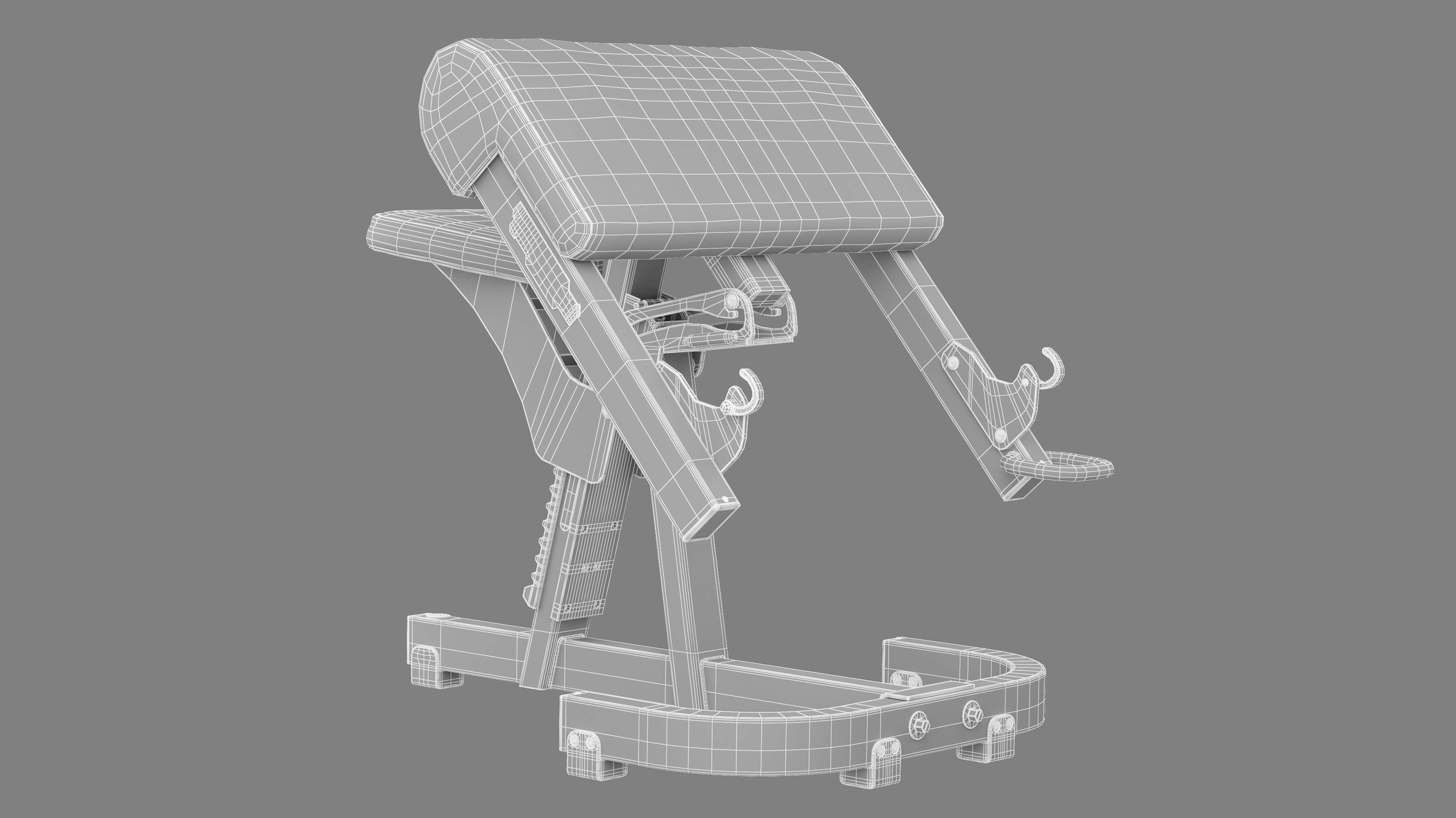 Technogym Scott Bench Pure - 3D Model by Ambi3d