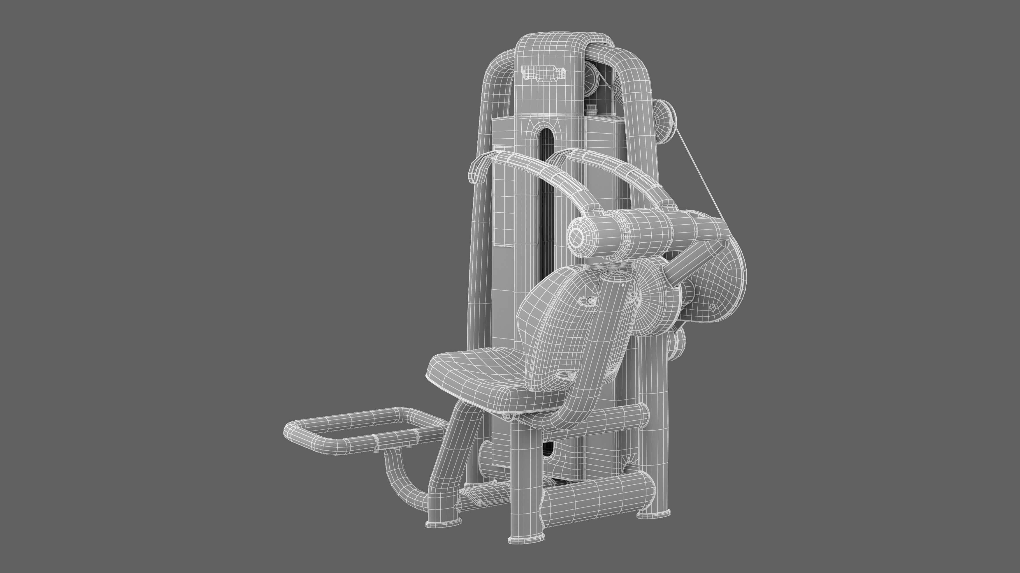 Technogym Selection 700 - Abdominal Crunch 3D Model by Ambi3d