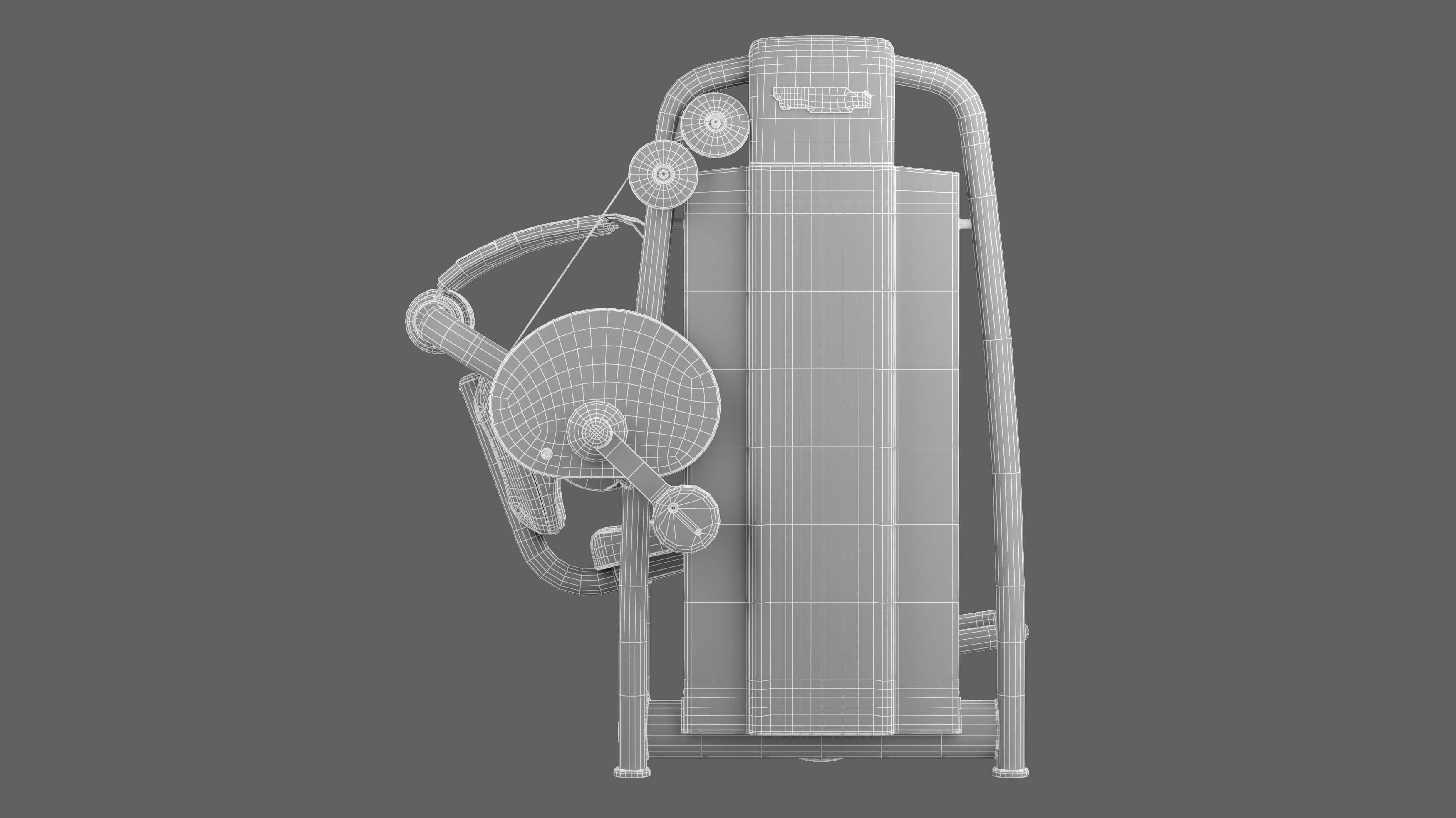 Technogym Selection 700 - Abdominal Crunch 3D Model by Ambi3d