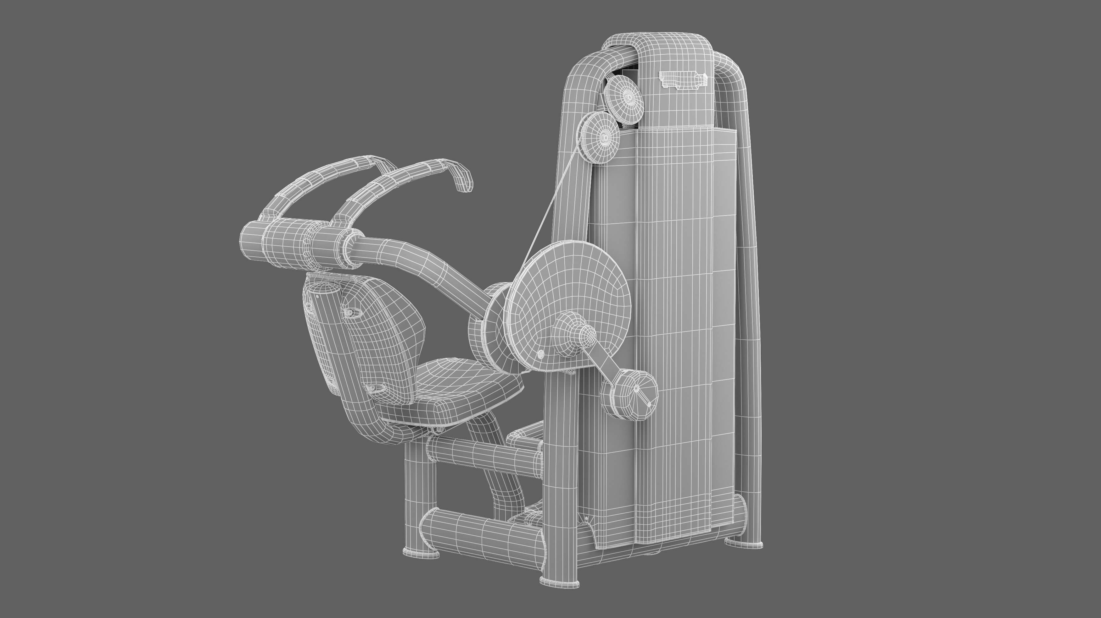 Technogym Selection 700 - Abdominal Crunch 3D Model by Ambi3d
