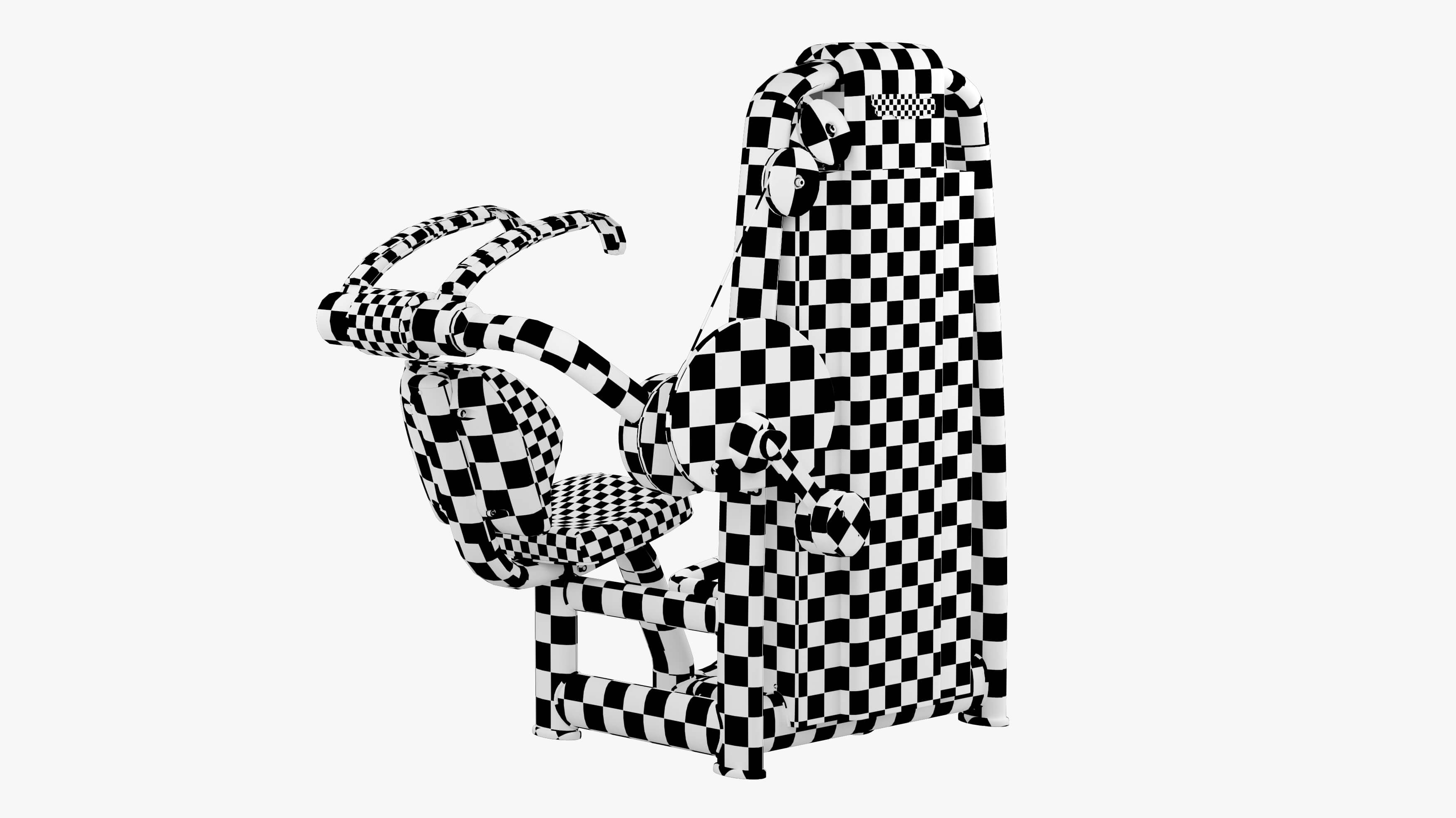 Technogym Selection 700 - Abdominal Crunch 3D Model by Ambi3d