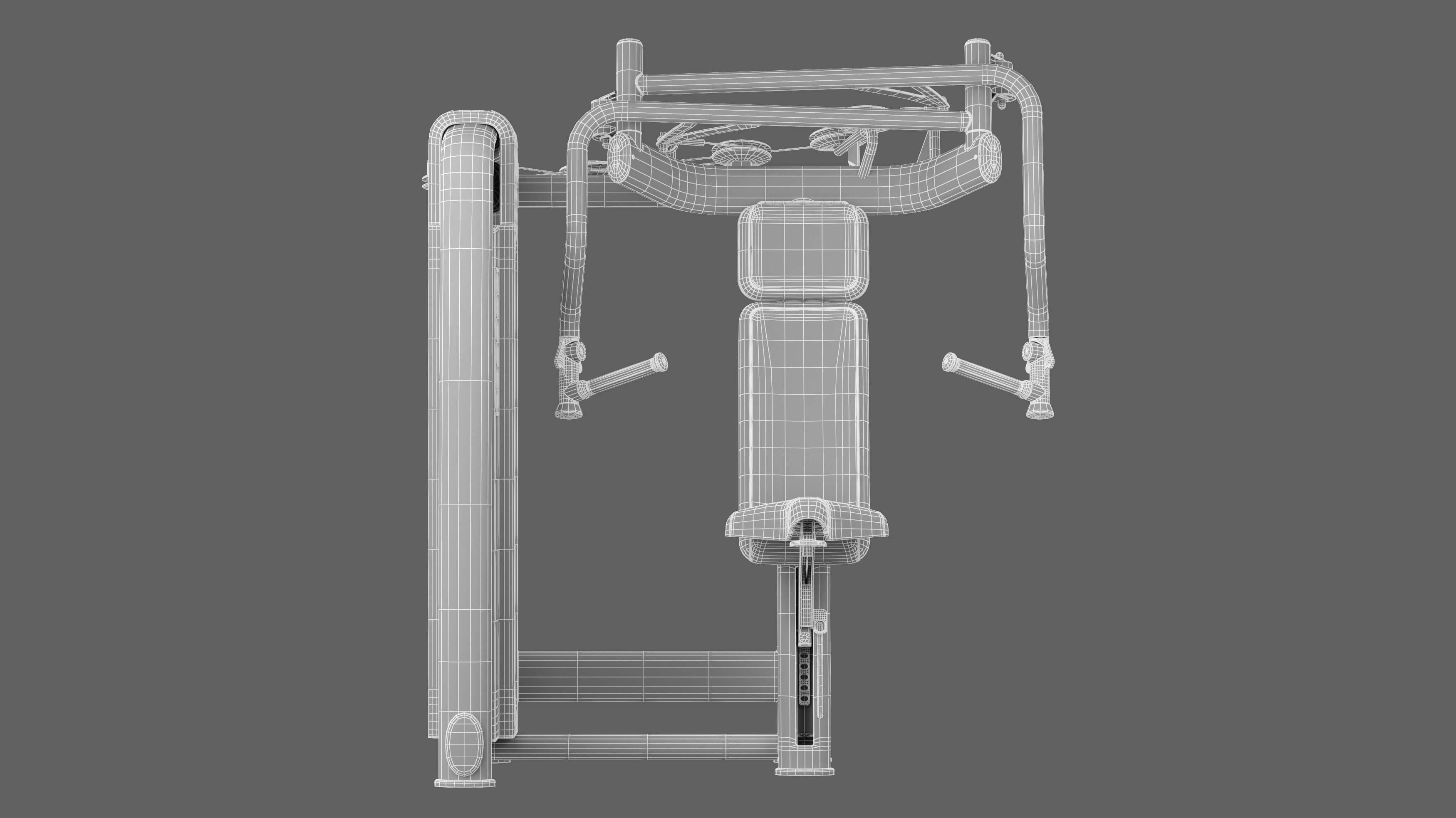Technogym Selection 700 - Chest Press 3D Model by Ambi3d