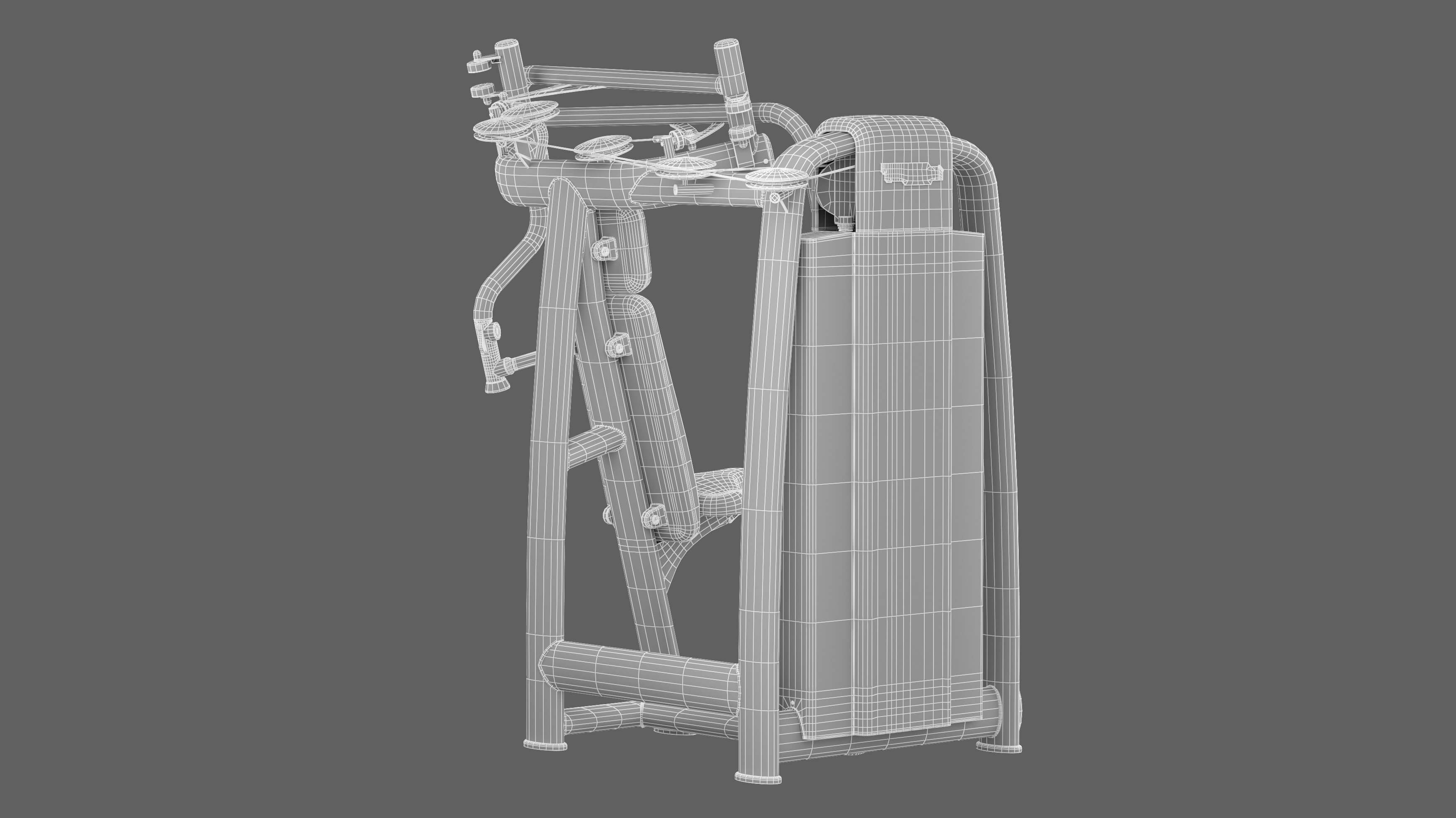 Technogym Selection 700 - Chest Press 3D Model by Ambi3d