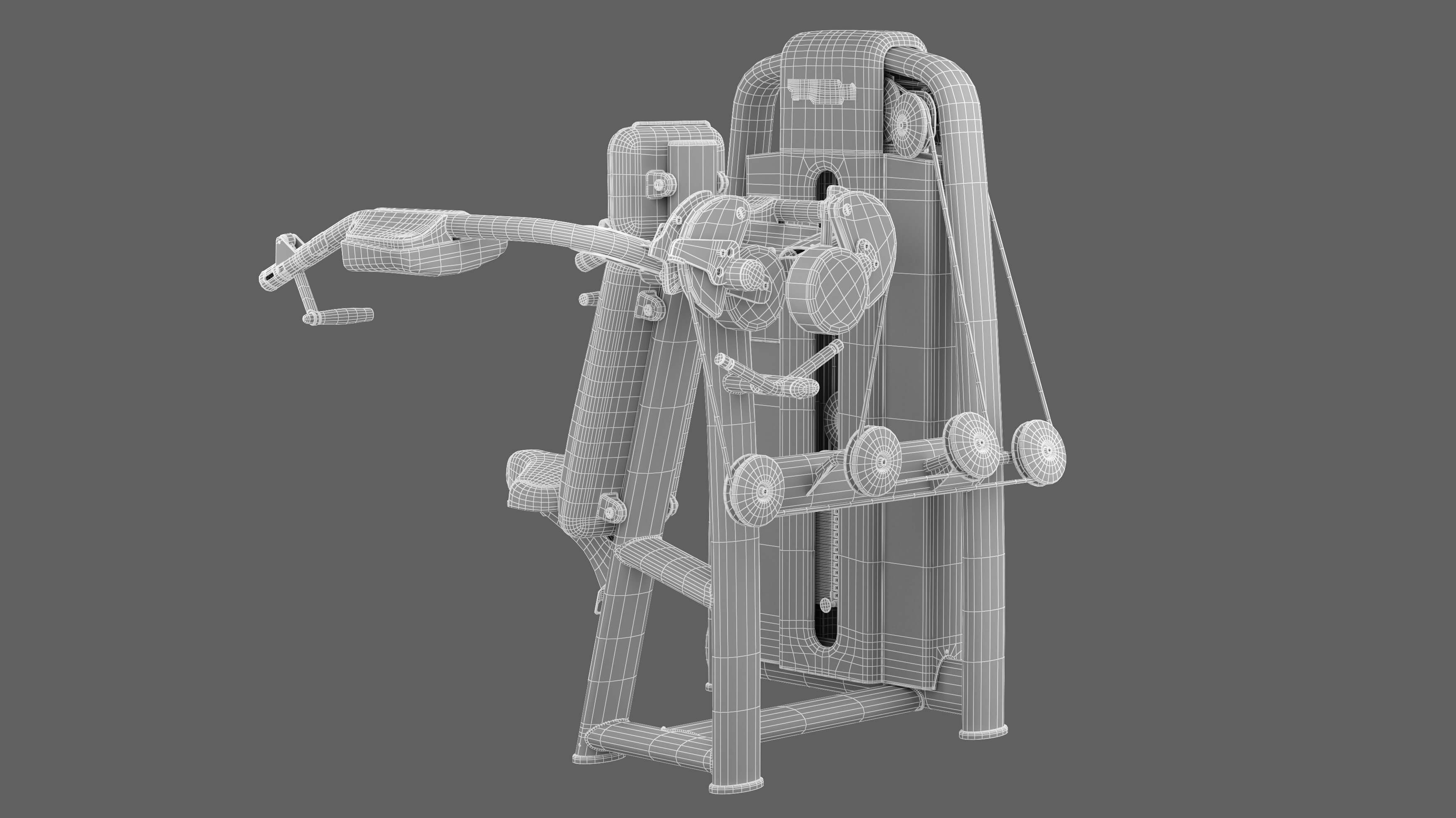 Technogym Selection 700 - Delts Machine 3D Model by Ambi3d