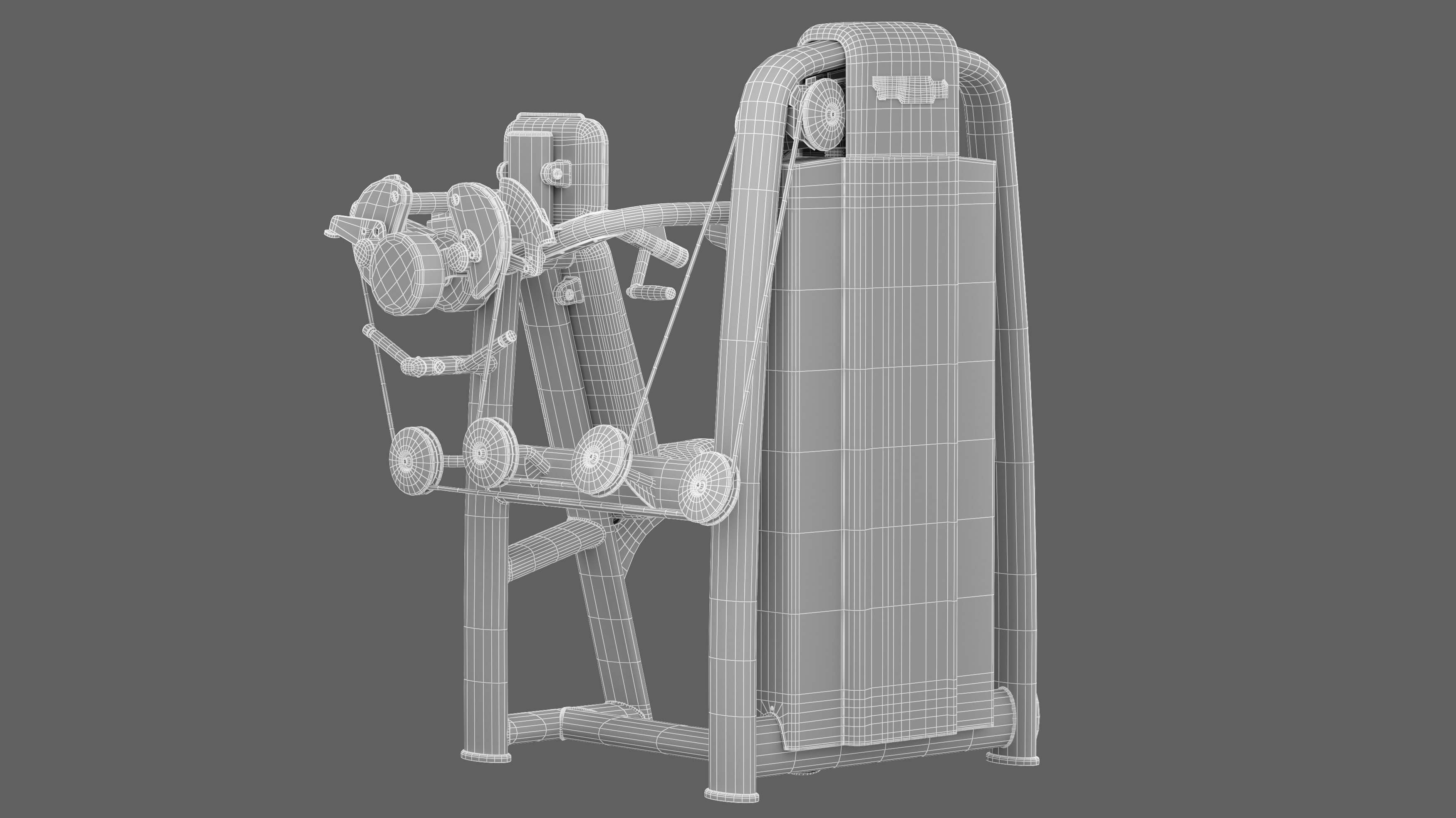 Technogym Selection 700 - Delts Machine 3D Model by Ambi3d