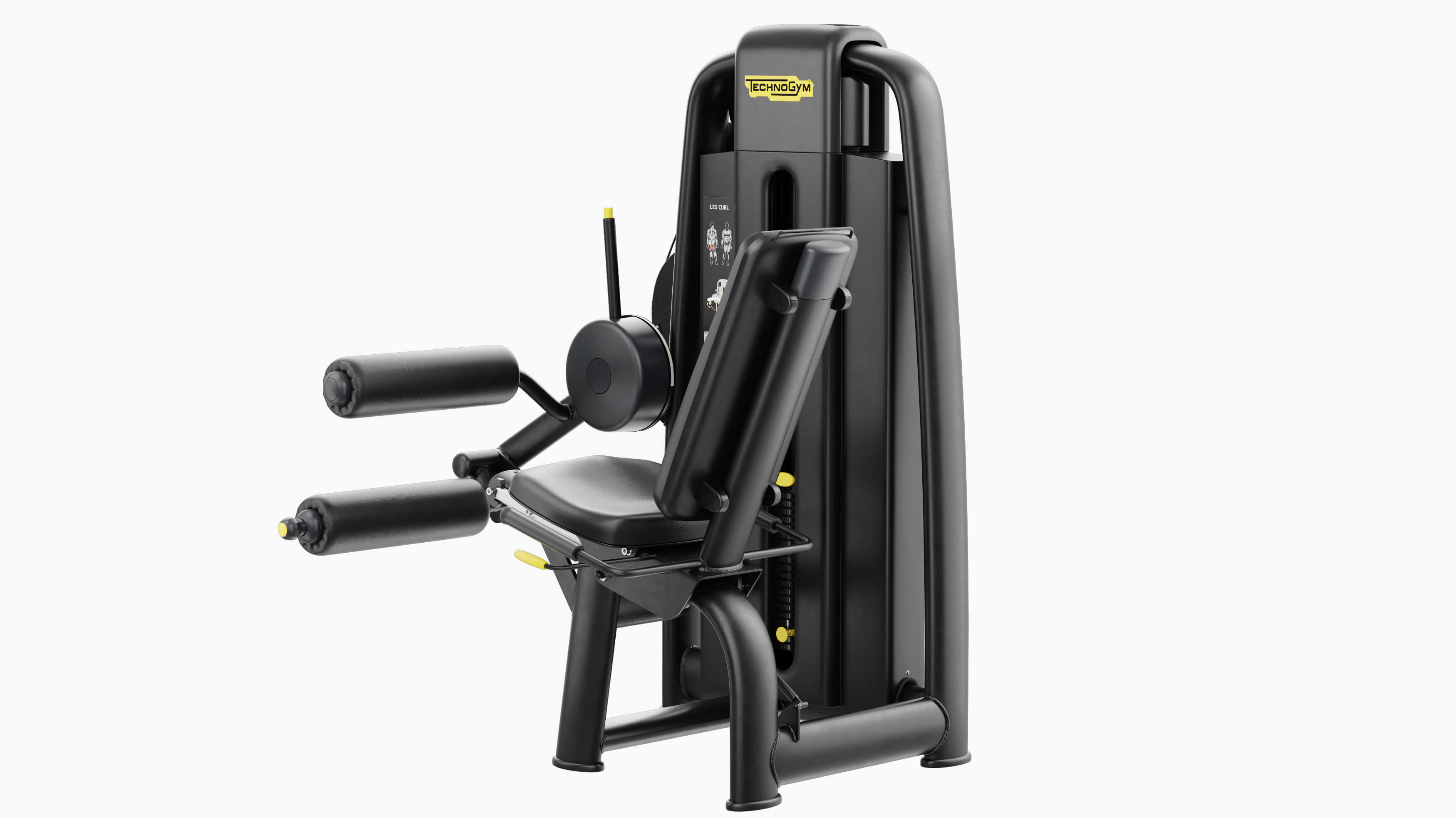 Technogym Selection 700 - Leg Curl 3D Model by Ambi3d
