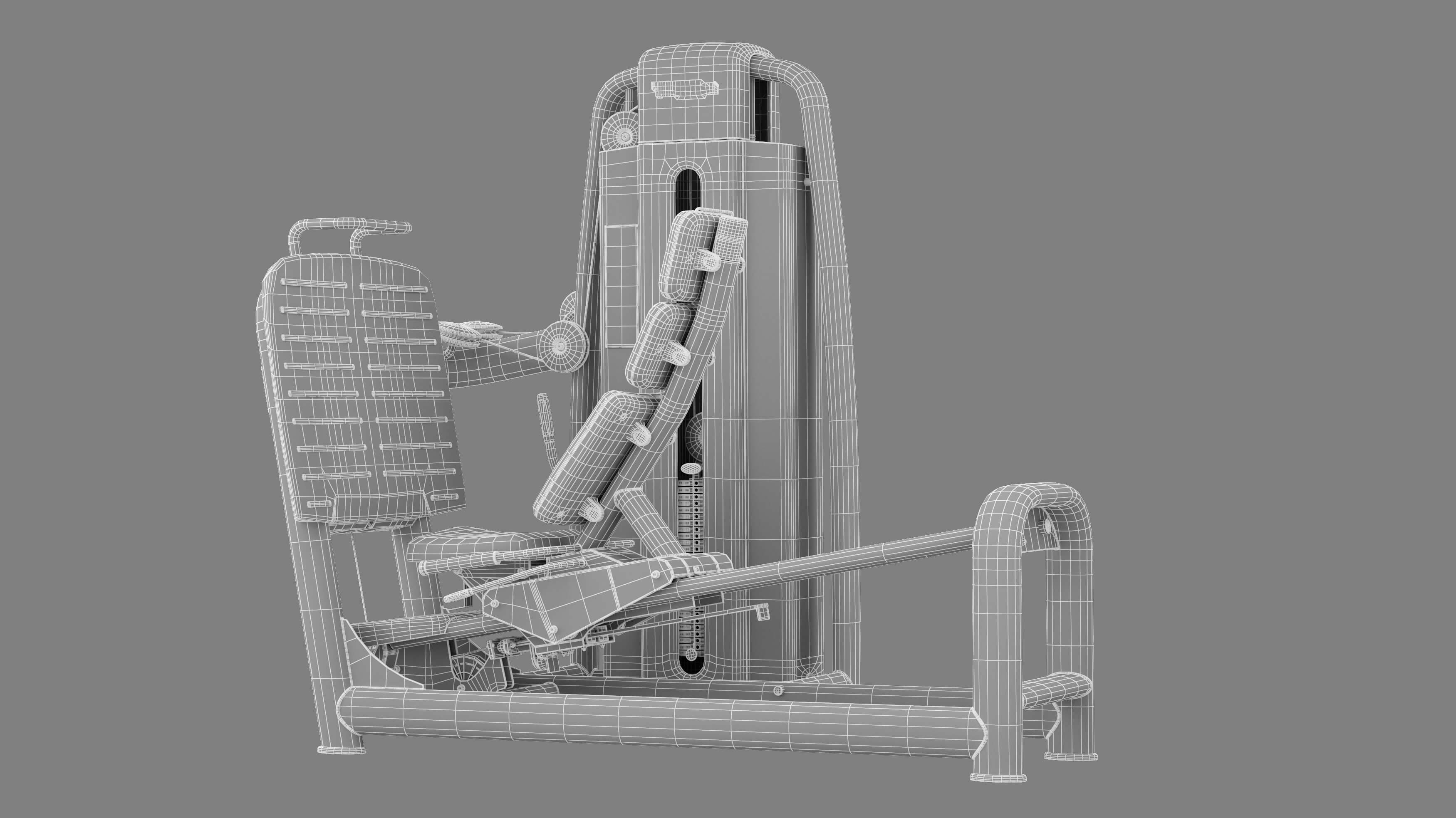 Technogym Selection 700 - Leg Press 3D Model by Ambi3d