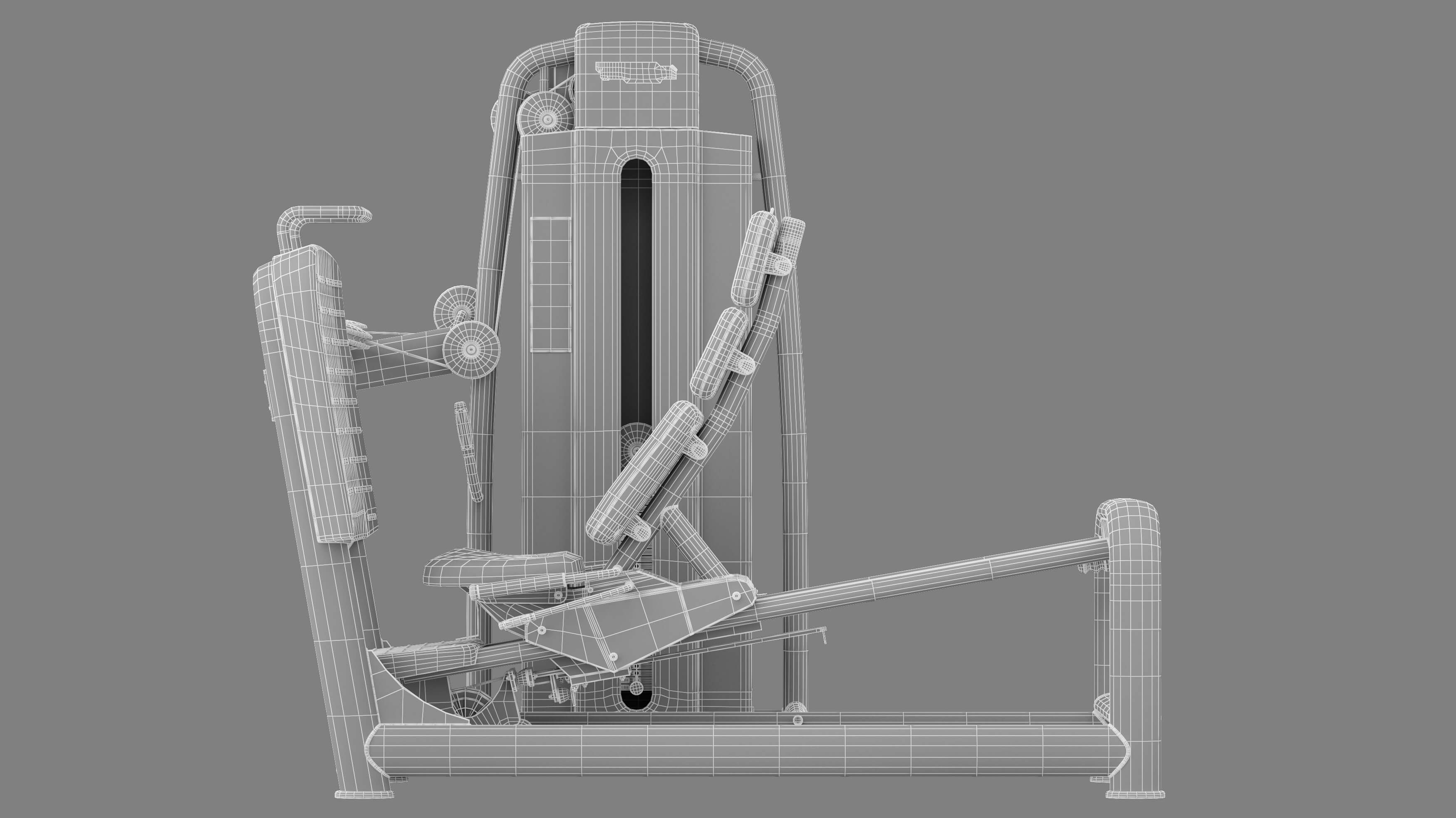 Technogym Selection 700 - Leg Press 3D Model by Ambi3d