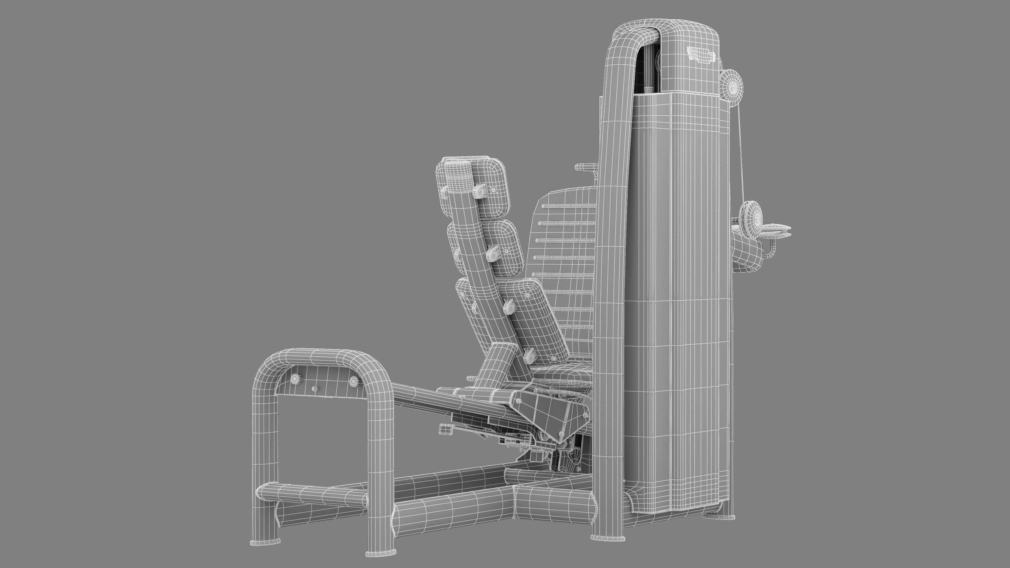 Technogym Selection 700 - Leg Press 3D Model by Ambi3d