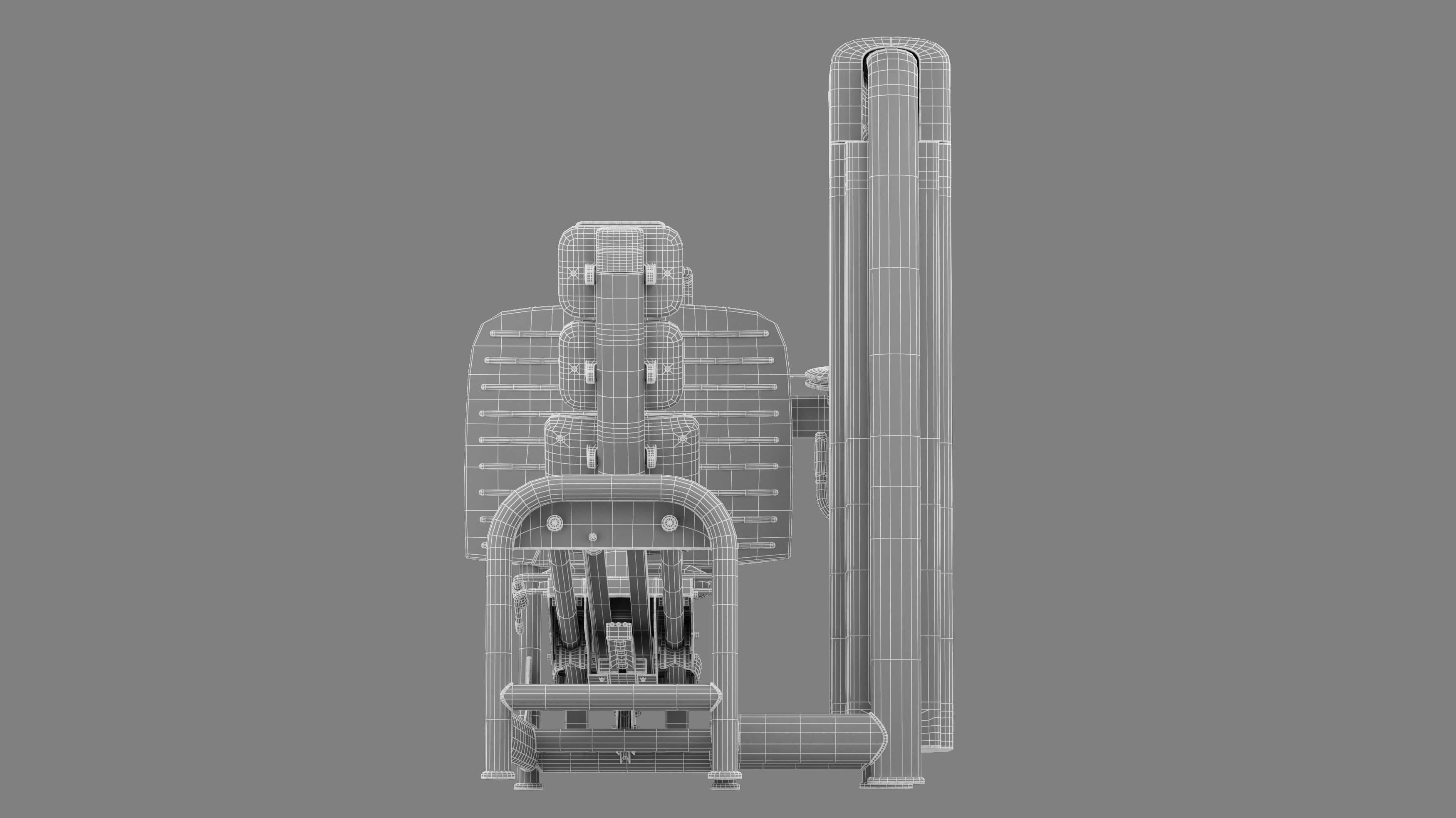 Technogym Selection 700 - Leg Press 3D Model by Ambi3d