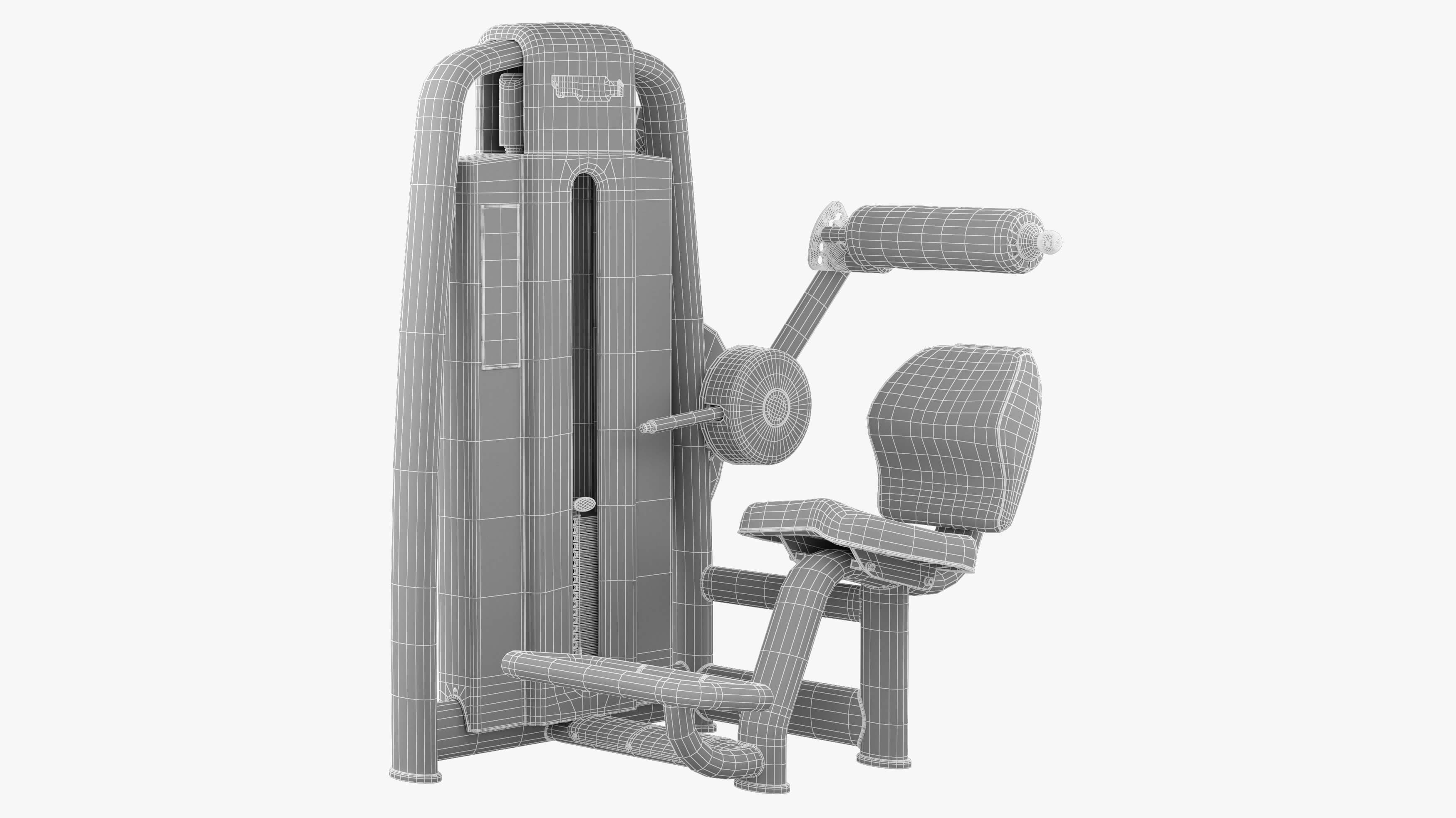 Technogym Selection 700 - Lower Back 3D Model by Ambi3d