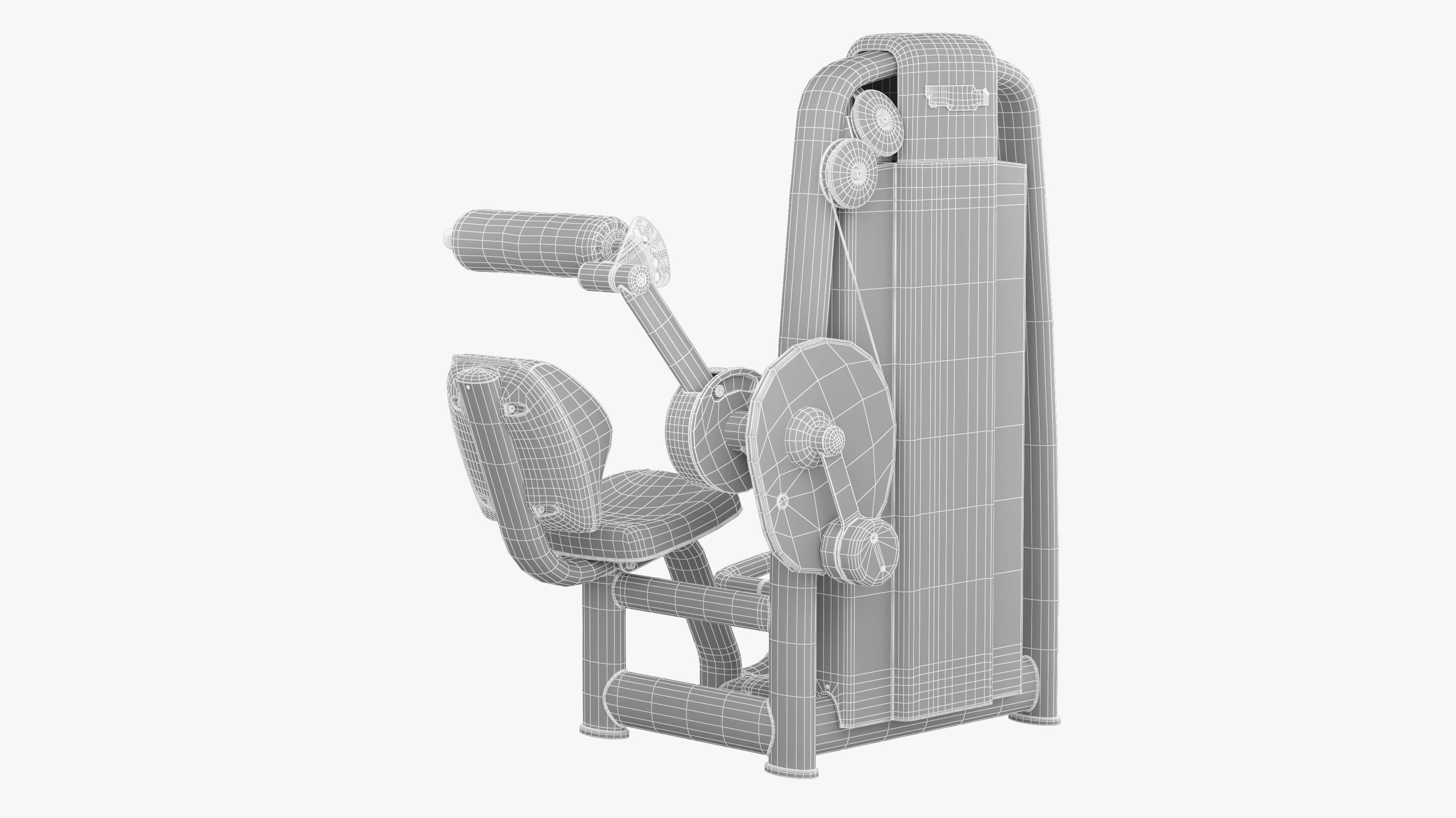 Technogym Selection 700 - Lower Back 3D Model by Ambi3d