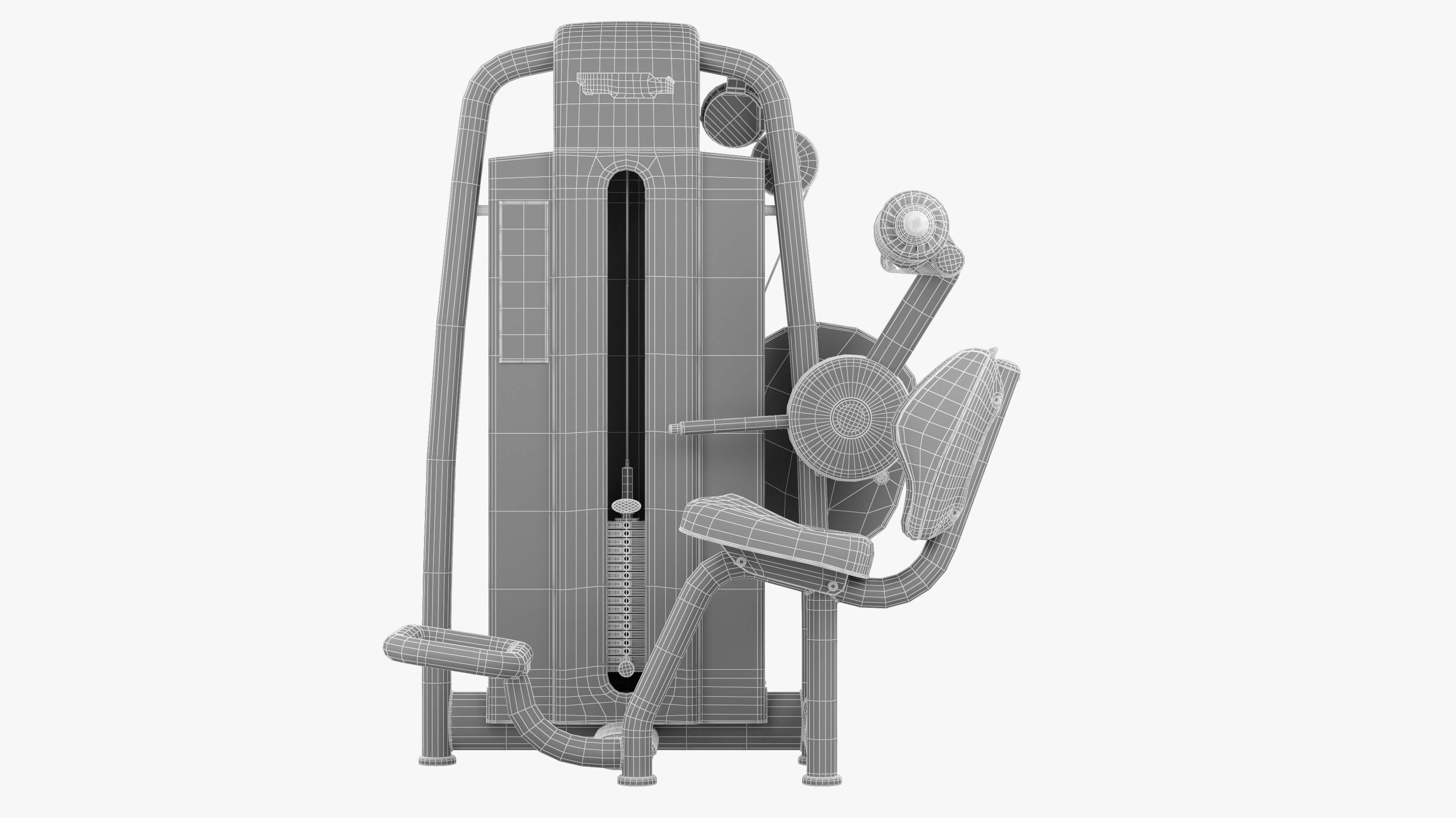 Technogym Selection 700 - Lower Back 3D Model by Ambi3d