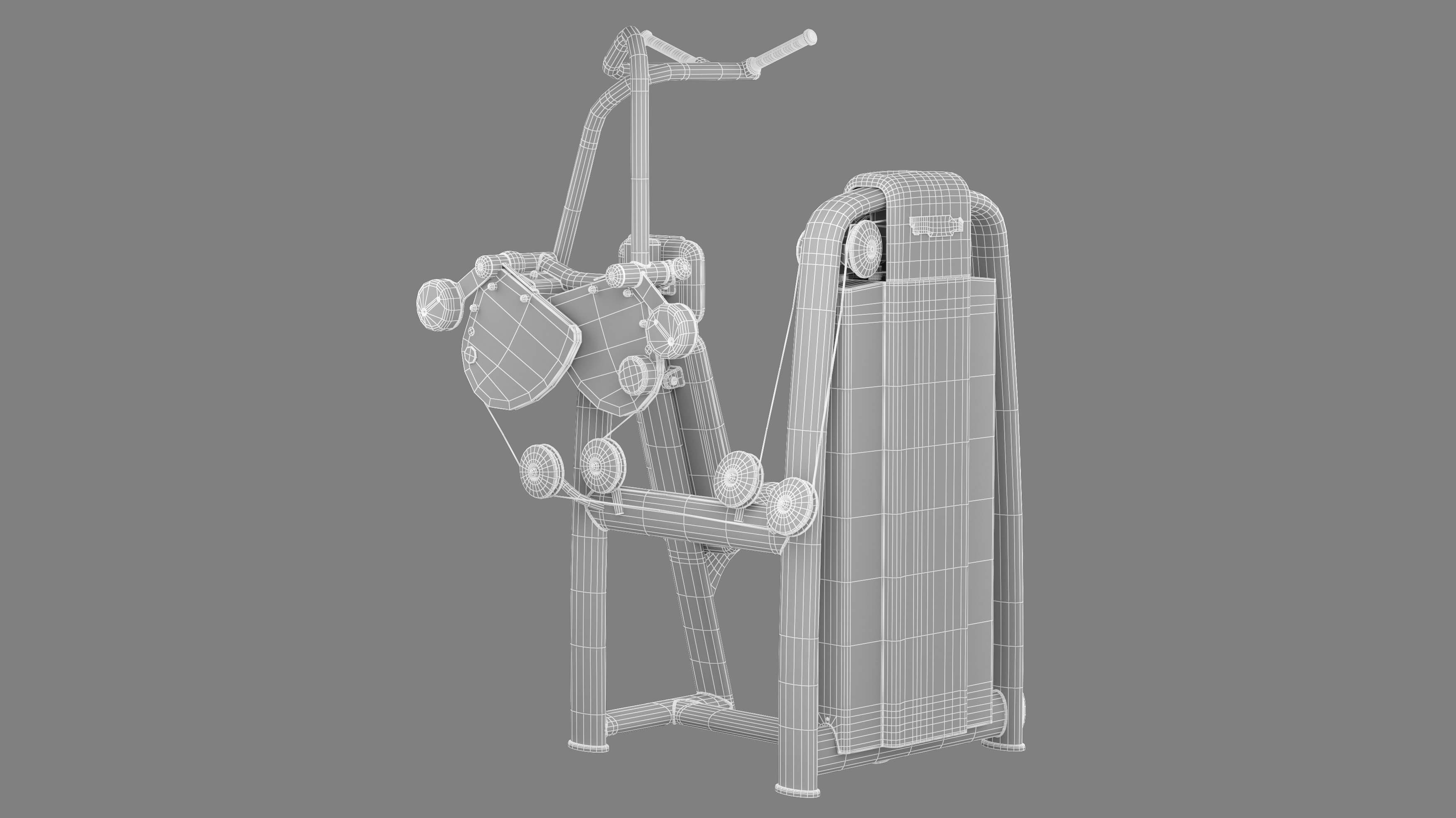 Technogym Selection 700 - Vertical Traction 3D Model by Ambi3d