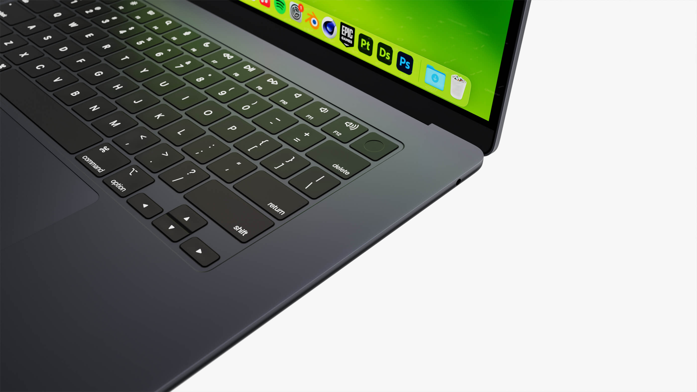 Apple MacBook Air 15 Inch Midnight 2023 With Magic Mouse - 3D Model by ...