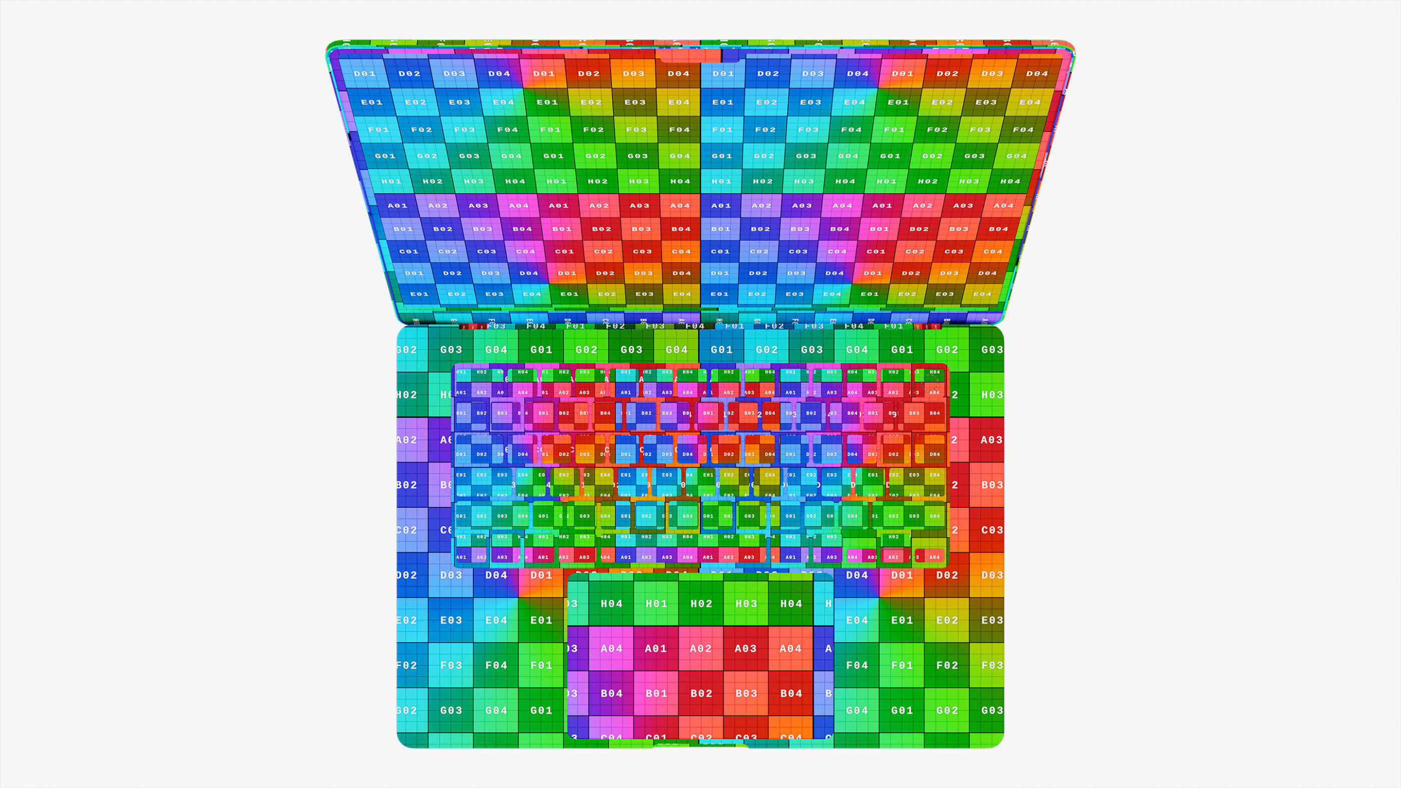 Apple MacBook Air 15 Inch Starlight 2023 With Magic Mouse - 3D Model by ...