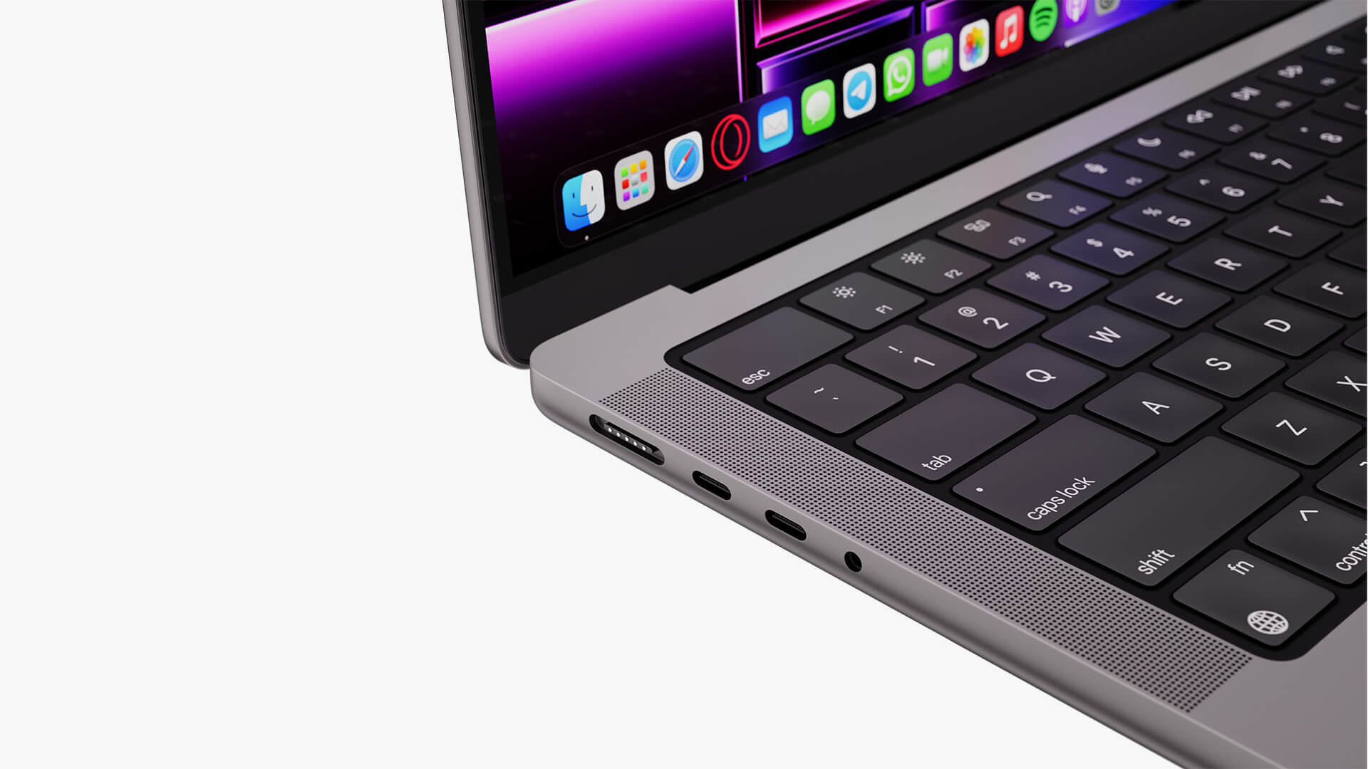 Apple MacBook Pro 14 - 16 Space Gray 2022 With Magic Mouse 3D Model by ...