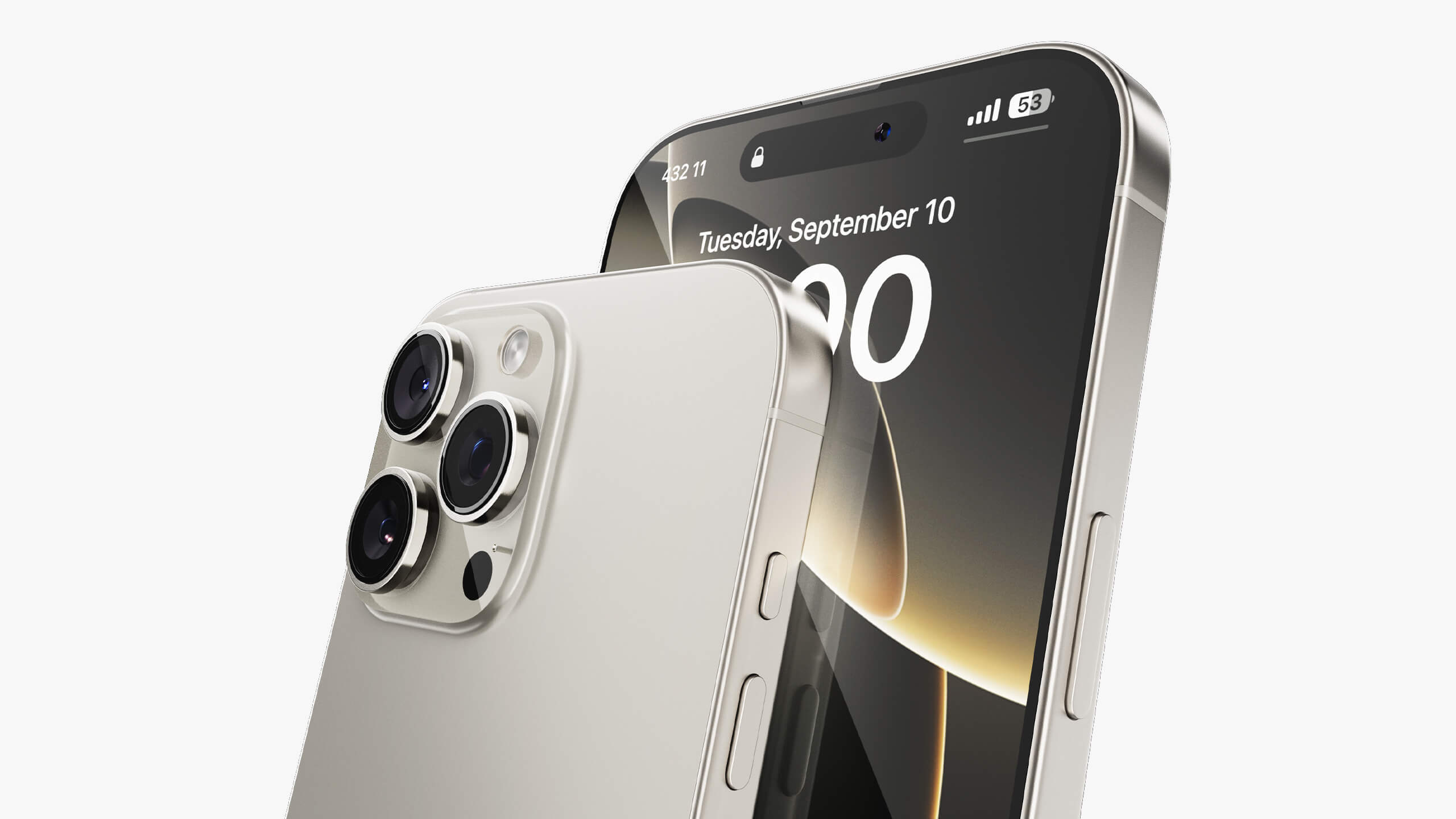 iPhone 16 Pro Max Natural Titanium - 3D Model by amirhs09