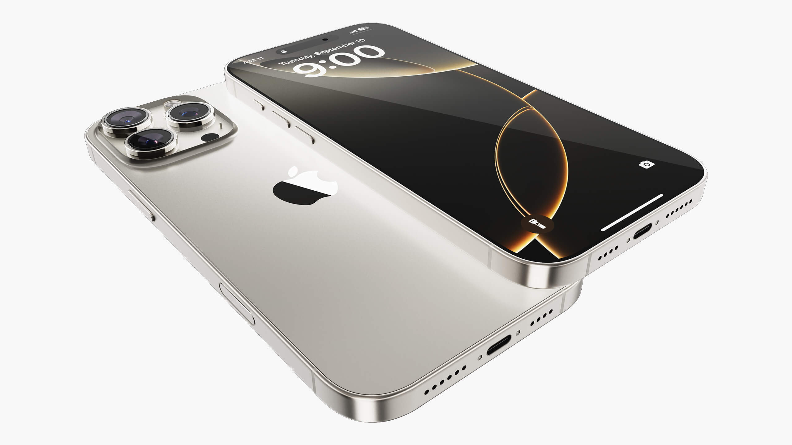iPhone 16 Pro Max Natural Titanium - 3D Model by amirhs09