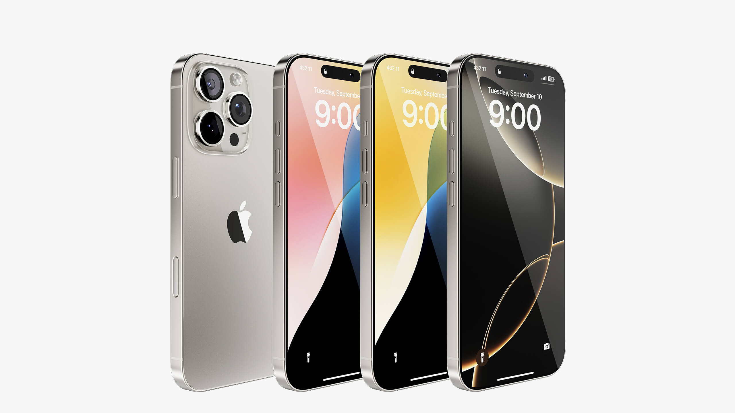 iPhone 16 Pro Natural Titanium - 3D Model by amirhs09