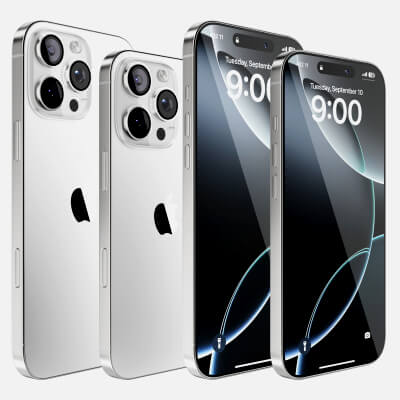 iPhone 16 Pro & Pro Max White Titanium - 3D Model by amirhs09