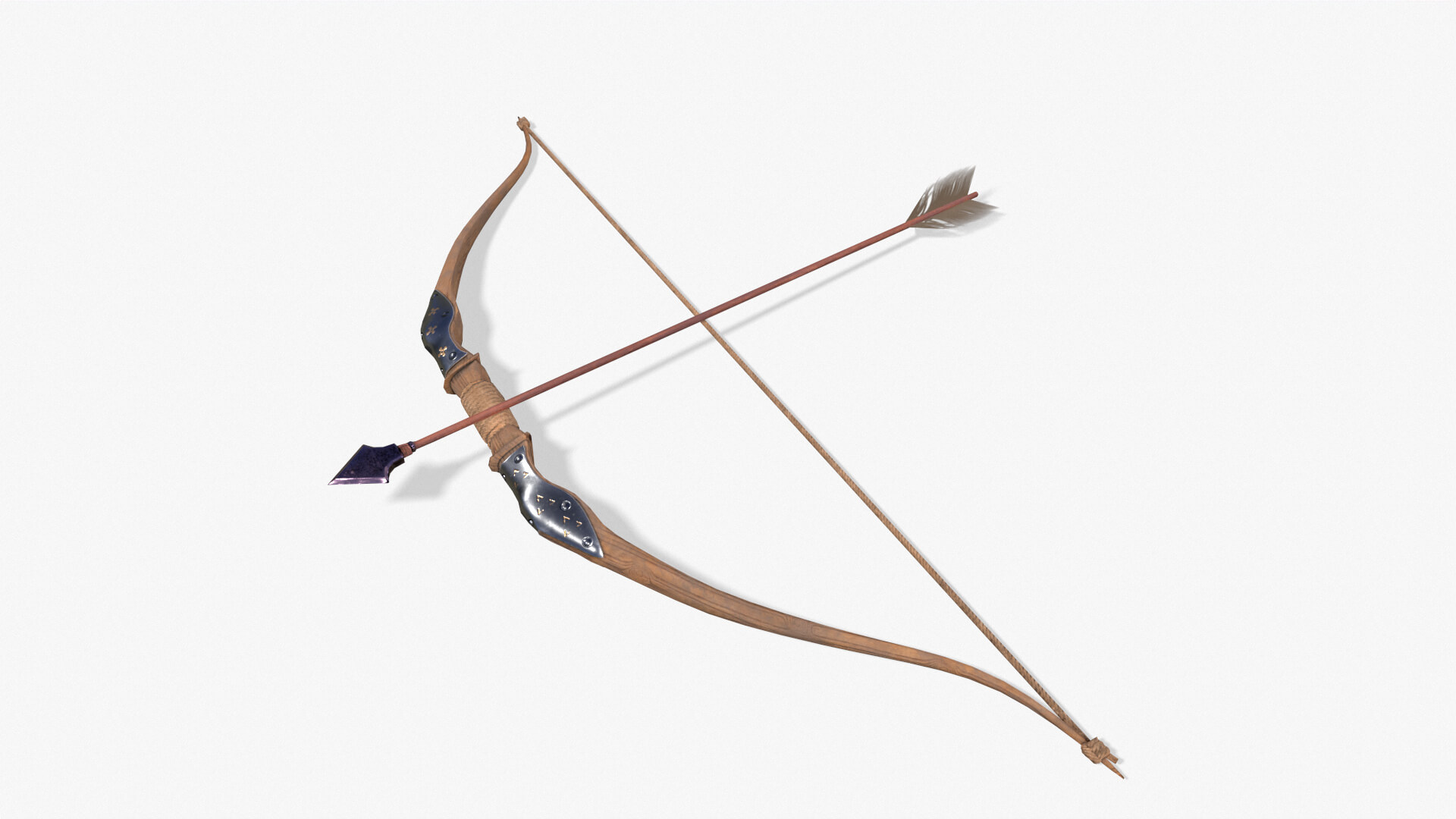 Bow Low Poly - 3D Model by Amistat