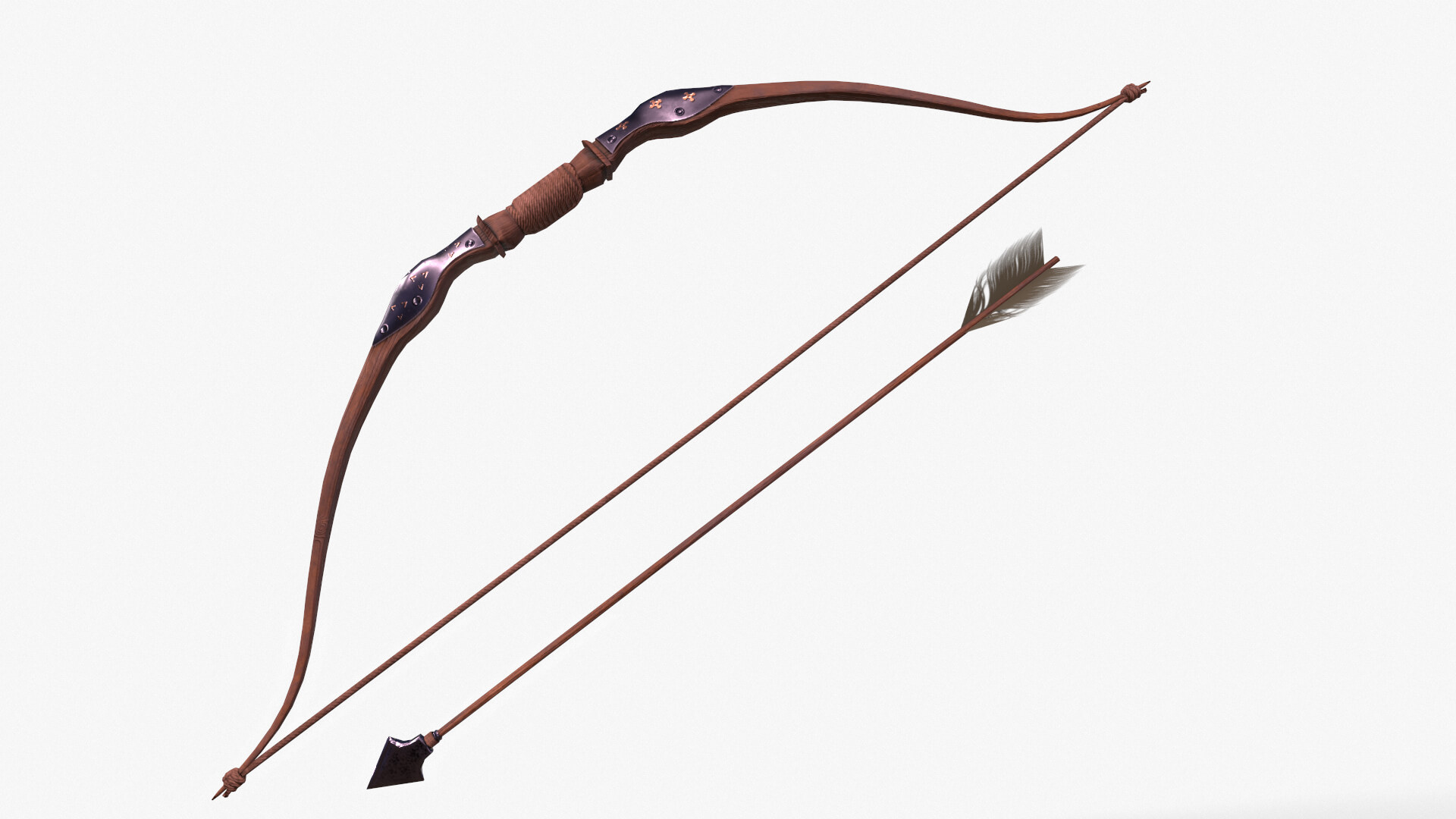 Bow Low Poly - 3D Model by Amistat