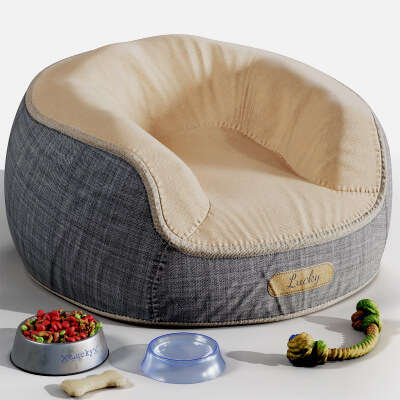 Dog Accesories - 3D Model by Amistat