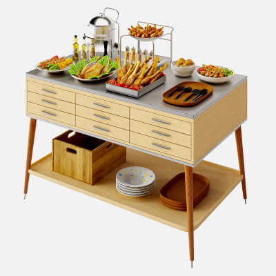 3D Models | Kitchens | Foods | RenderHub